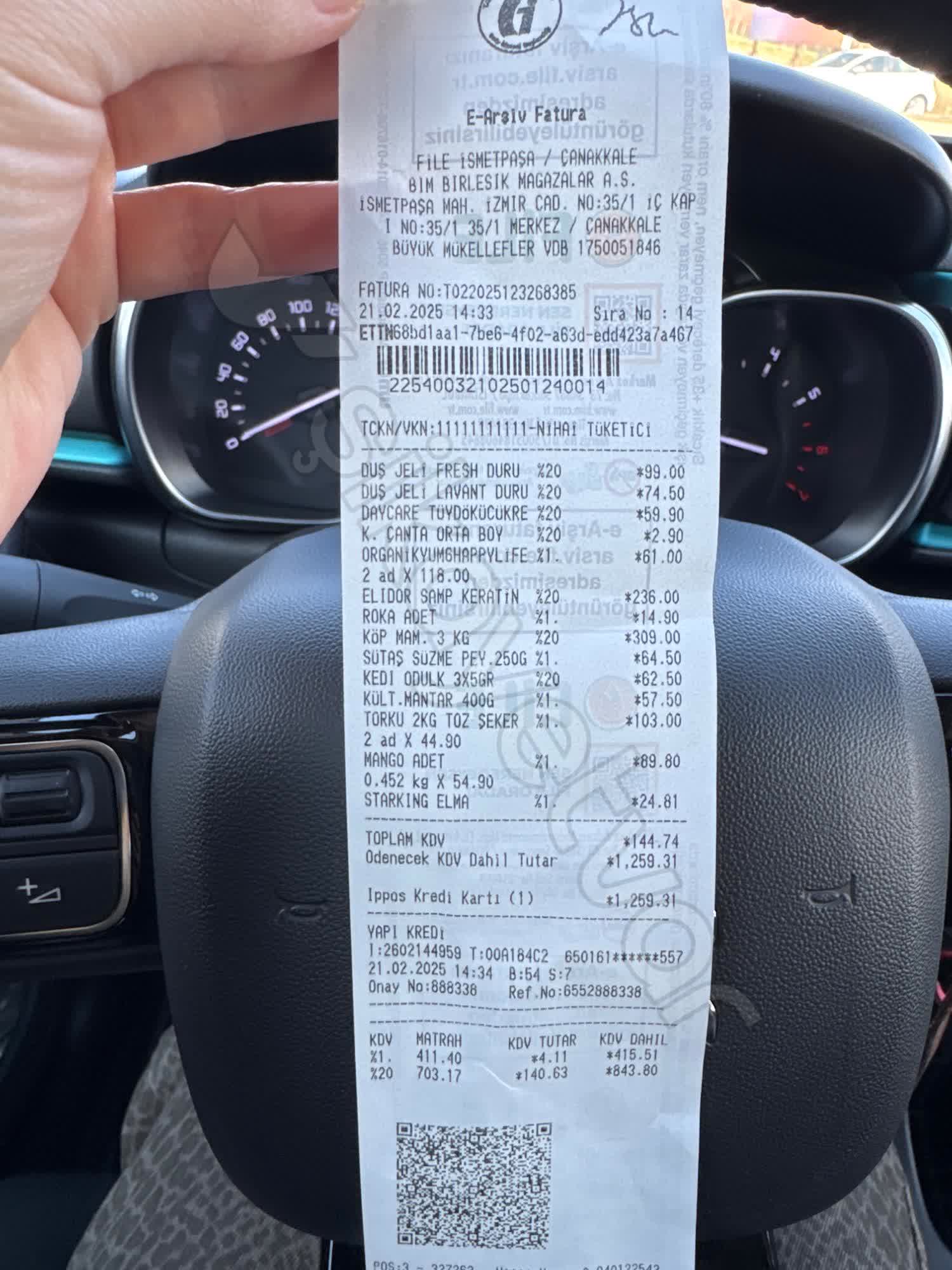 File Market Büyük Boy Poşet Eksikliği Ve Asabi Kasiyer Sorunu - Şikayetvar