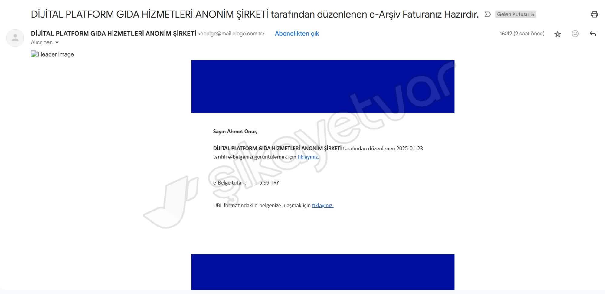 Migros Yanıltıcı E-Arşiv Faturaları Hakkında Uyarı - Şikayetvar