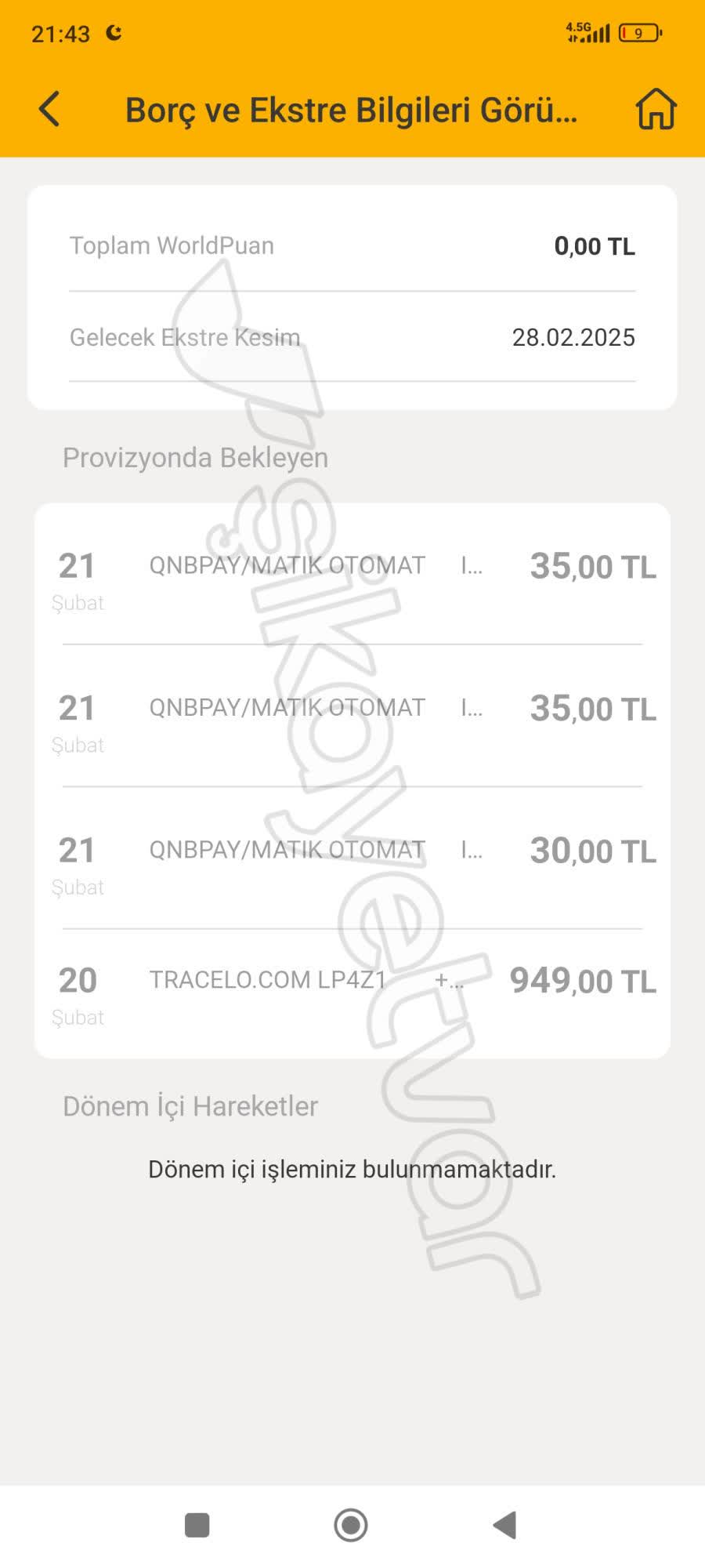 Tracelo Bilgim Dışında Para Çekimi! - Şikayetvar