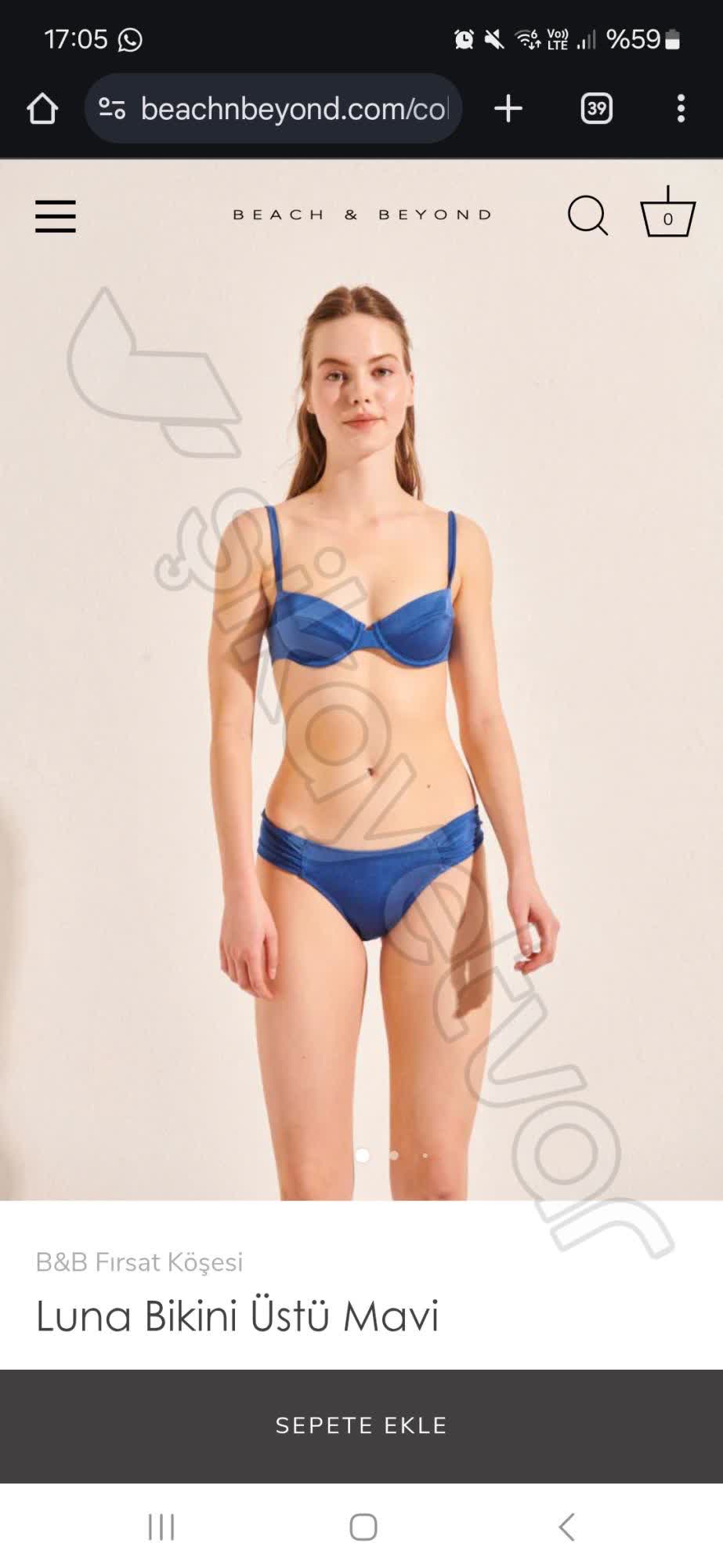 Beach & Beyond Renk Atan Bikini: Hayal Kırıklığı - Şikayetvar