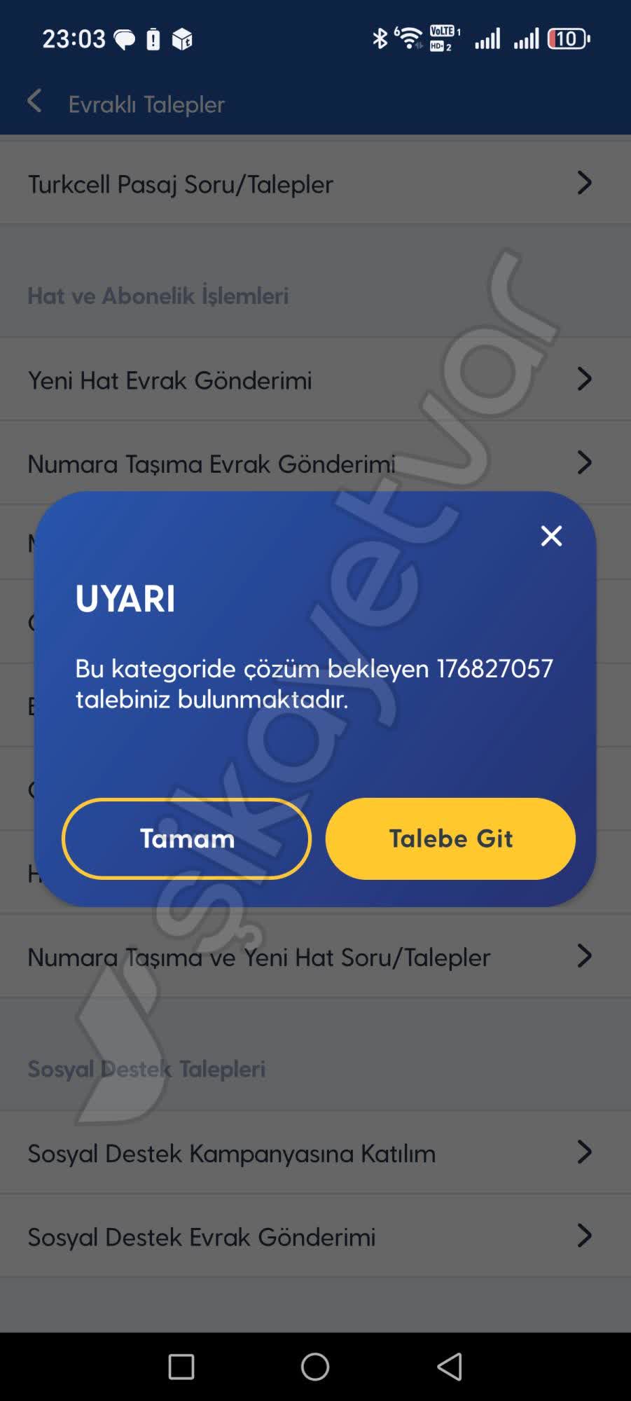 Turkcell'den Aldığım Hat WhatsApp Engeline Takıldı - Şikayetvar