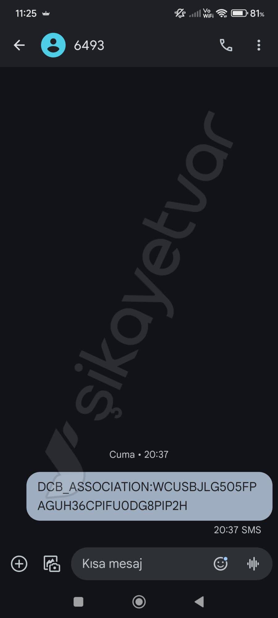 Vodafone Bilinmeyen Mesajlar Ve Ek Ücret Endişesi! - Şikayetvar