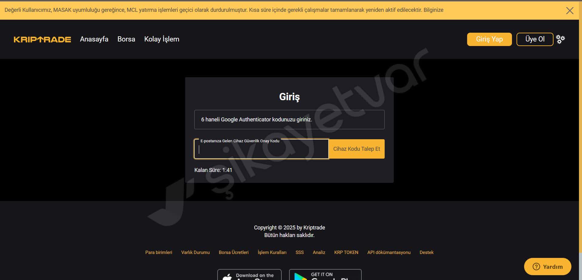 Kriptrade Hesap Silme İşlemlerinde Karşılaşılan Zorluklar Ve İlgisizlik - Şikayetvar