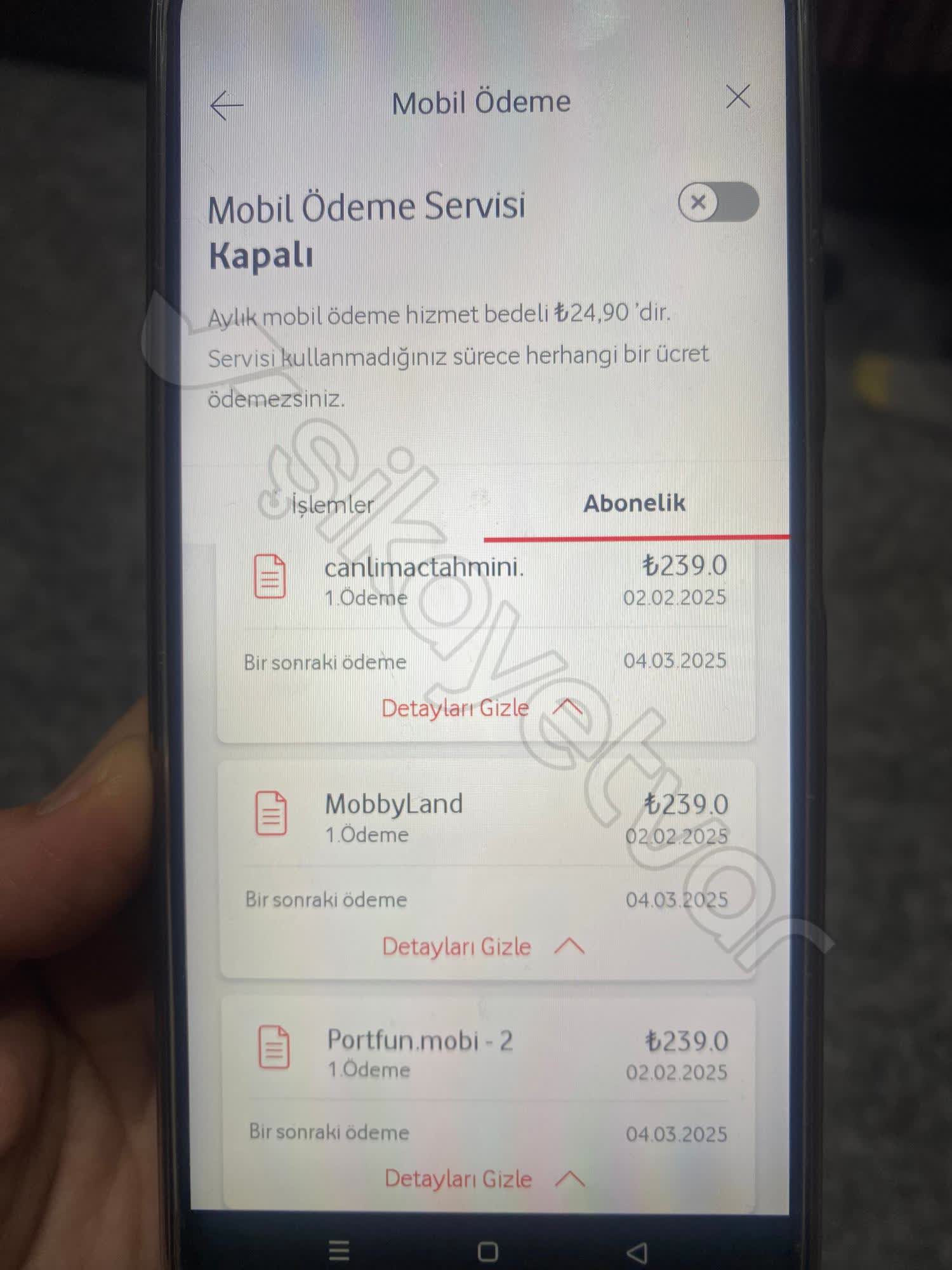 Portfun.mobi Yanlış Abonelikler Ve Yüksek Fatura Şoku - Şikayetvar