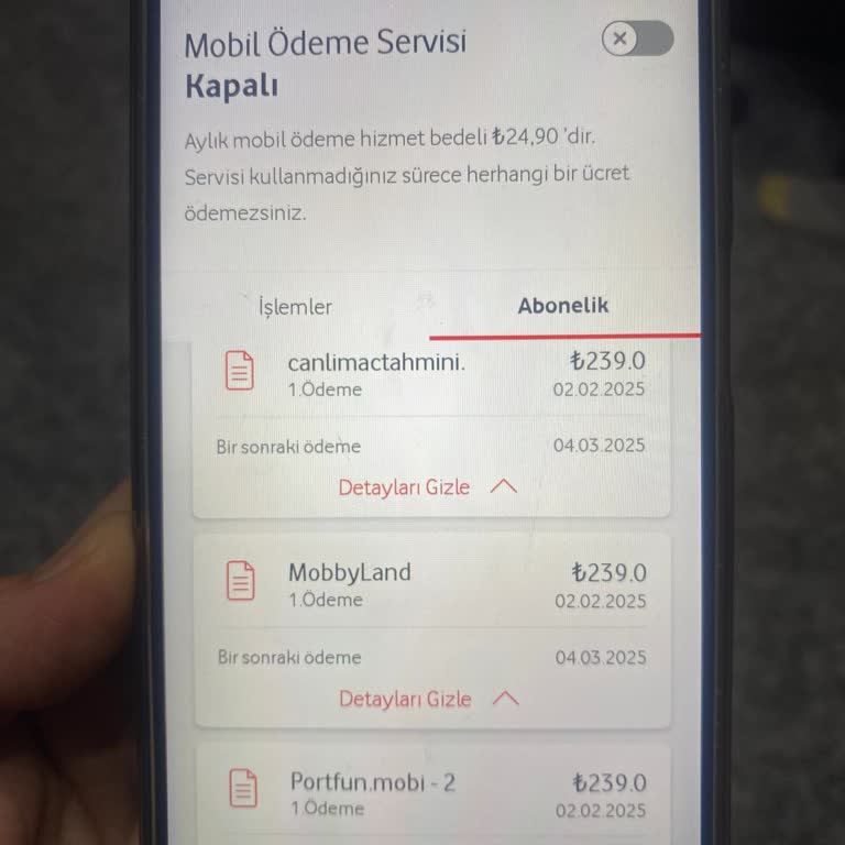 Portfun.mobi Yanlış Abonelikler Ve Yüksek Fatura Şoku - Şikayetvar