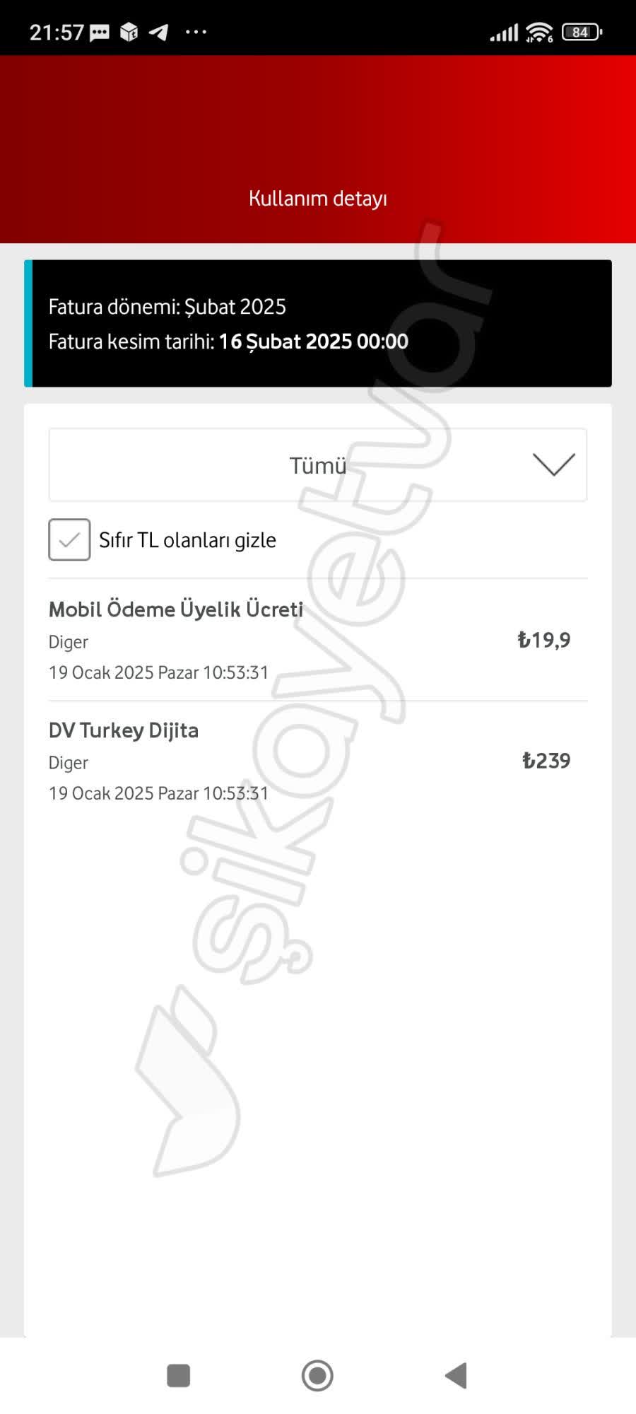 Dv Turkey Bilgim Dışında Oluşturulan Abonelik Mağduriyeti - Şikayetvar