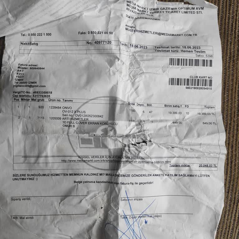 Onvo Scooter Şikayetleri - Şikayetvar