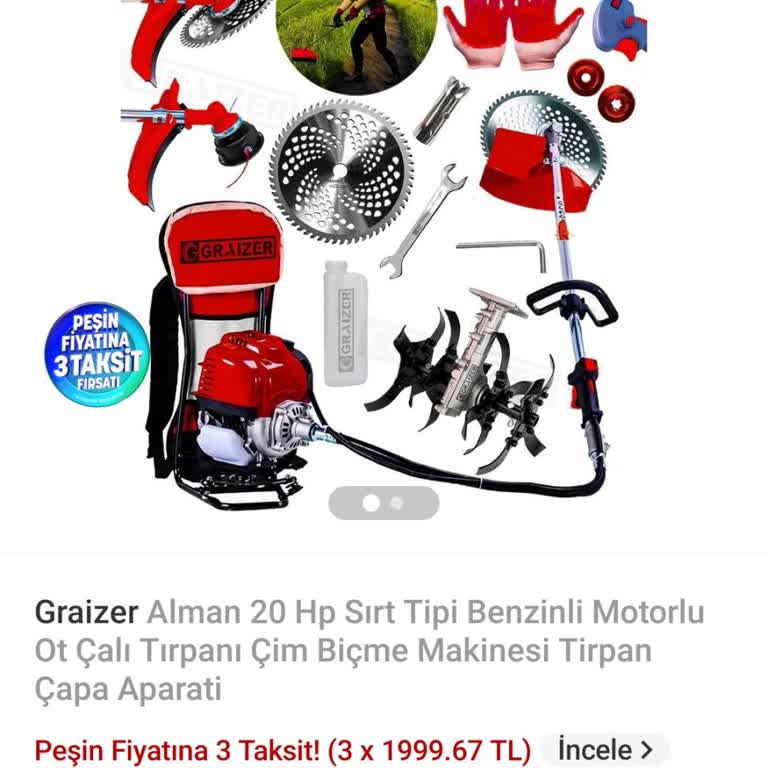 Graizer Benzinli Çim Biçme Motorunun Çalıştırma Sorunları - Şikayetvar