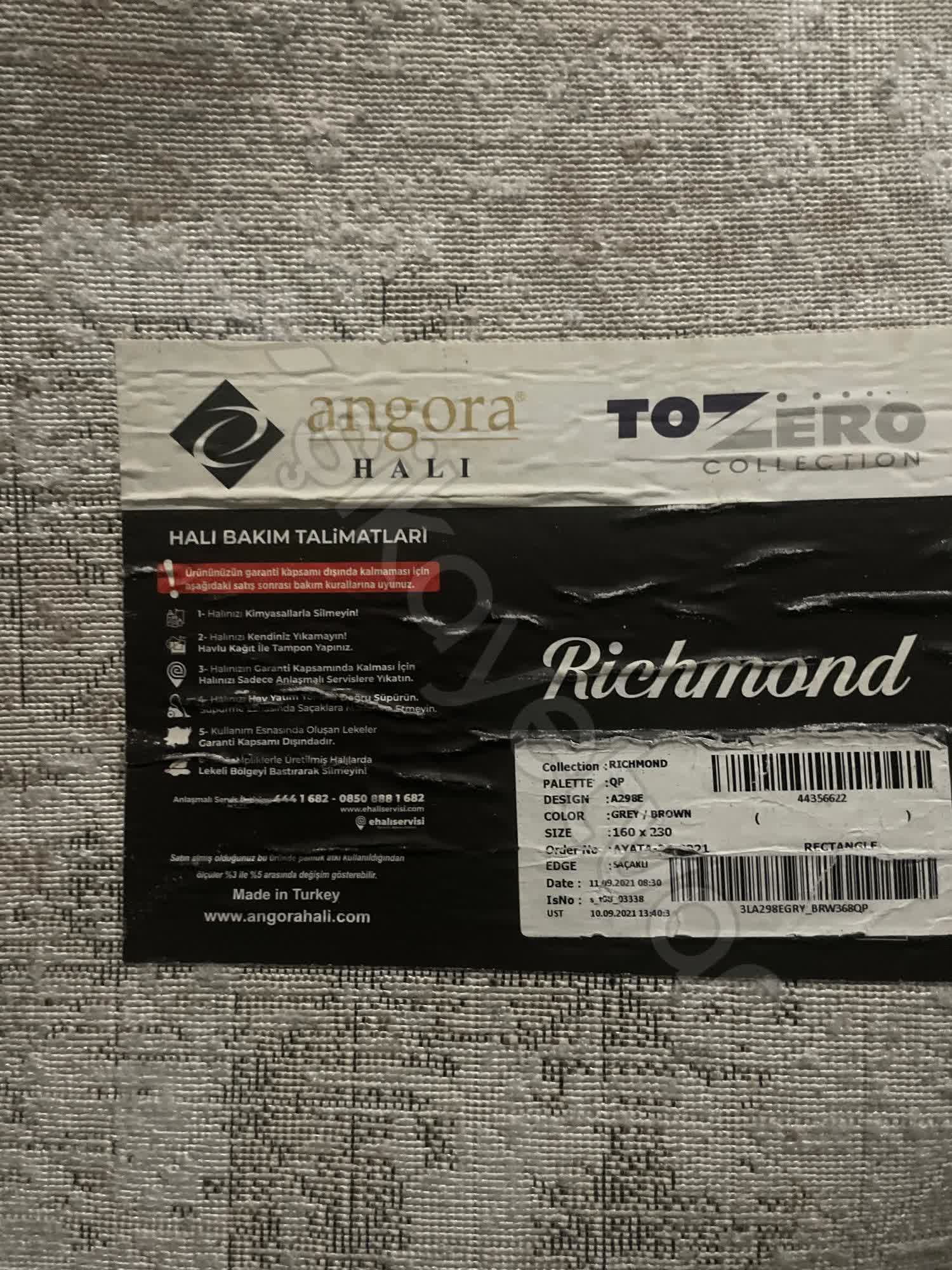 Angora Halı Angora Toz Zero Halı: İlk Haftada Hayal Kırıklığı - Şikayetvar