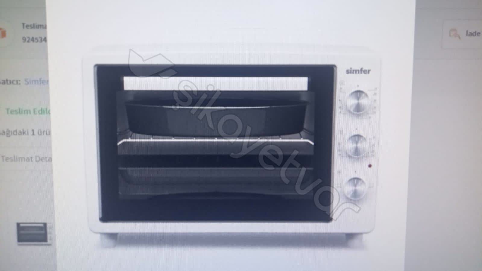 Çözüldü: Simfer Mini Fırın Izgara Teli Problemi - Şikayetvar