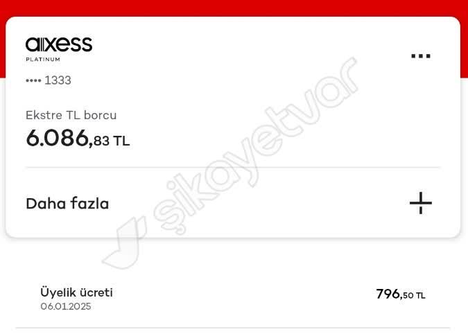 Akbank Axess Yıllık Kart Ücreti İadesi İçin Mücadele - Şikayetvar