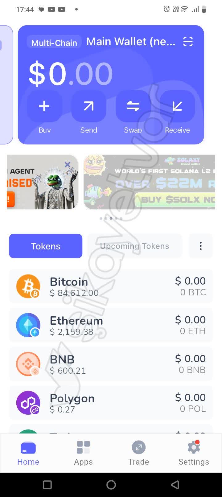 Cartera vacía tras actualización de mi aplicación Best Wallet - Xolvie