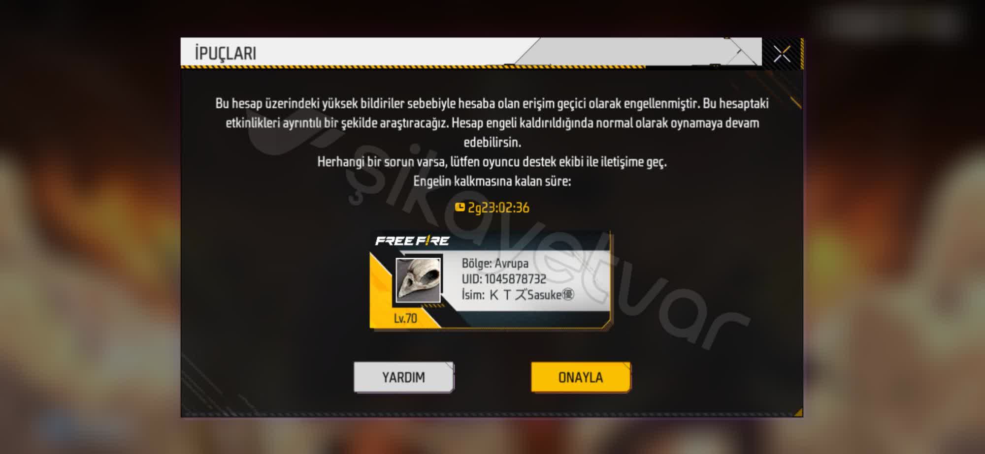 Garena Free Fire Wrongfully Banned My Account - Xolvie
