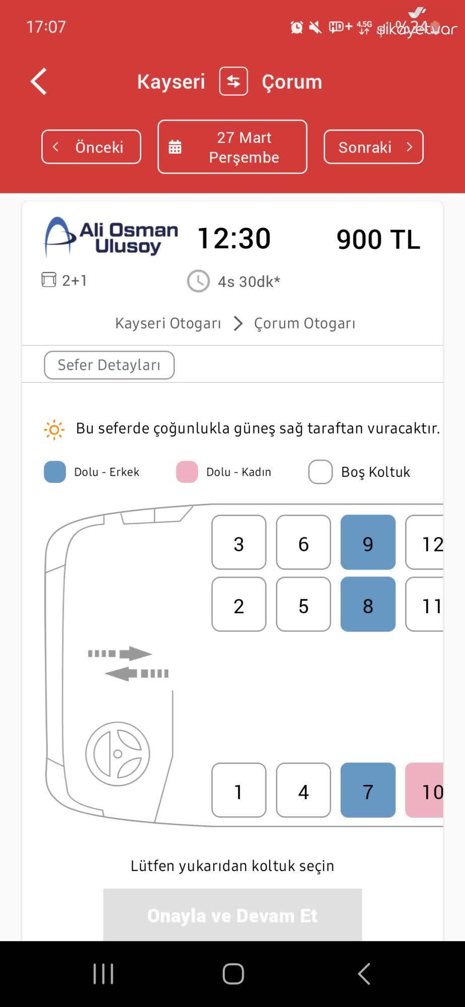 Ali Osman Ulusoy Bayram Öncesi Bilet Fiyatlarındaki Anlamsız Artış - Şikayetvar