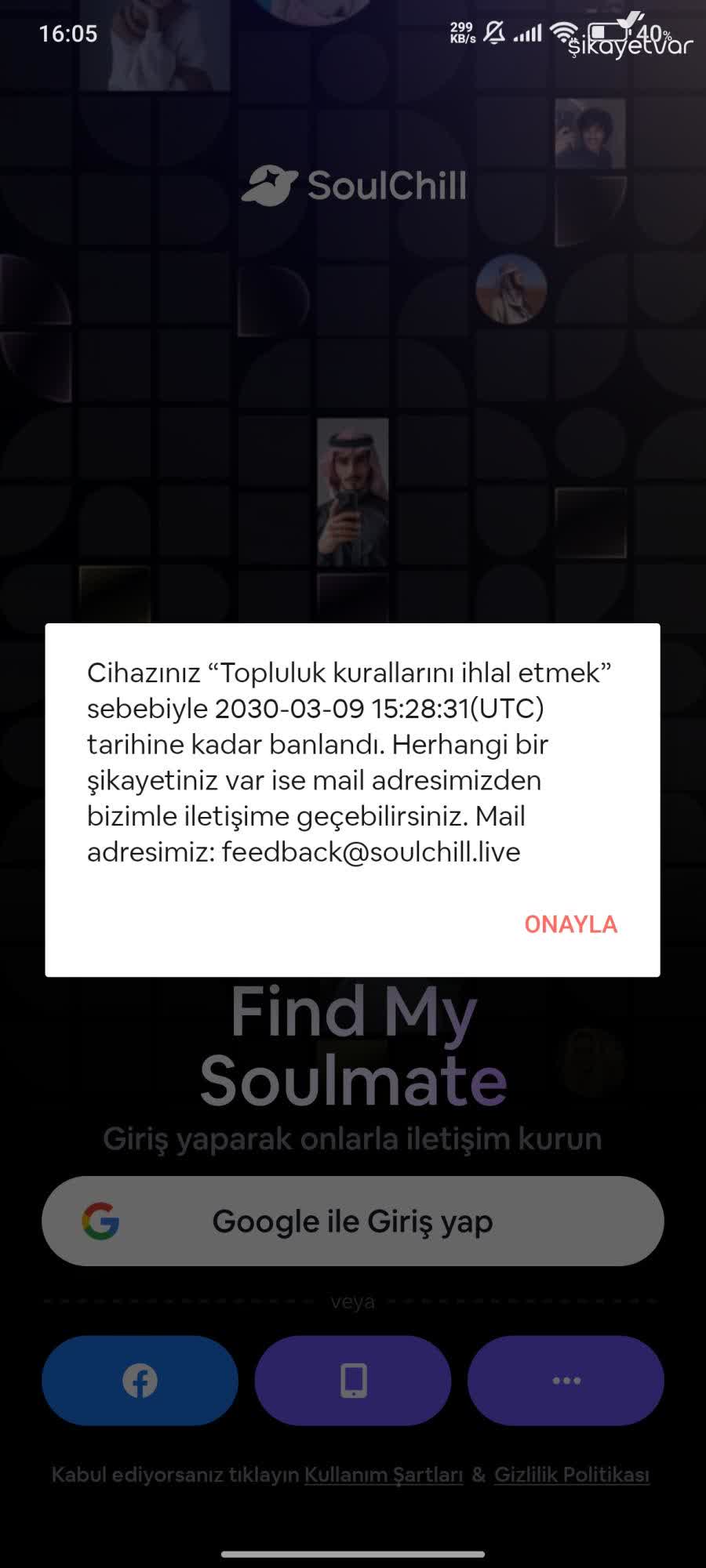 SoulChill Haksız Ban Kararı: Yayıncı Olarak Mağduriyetim - Şikayetvar