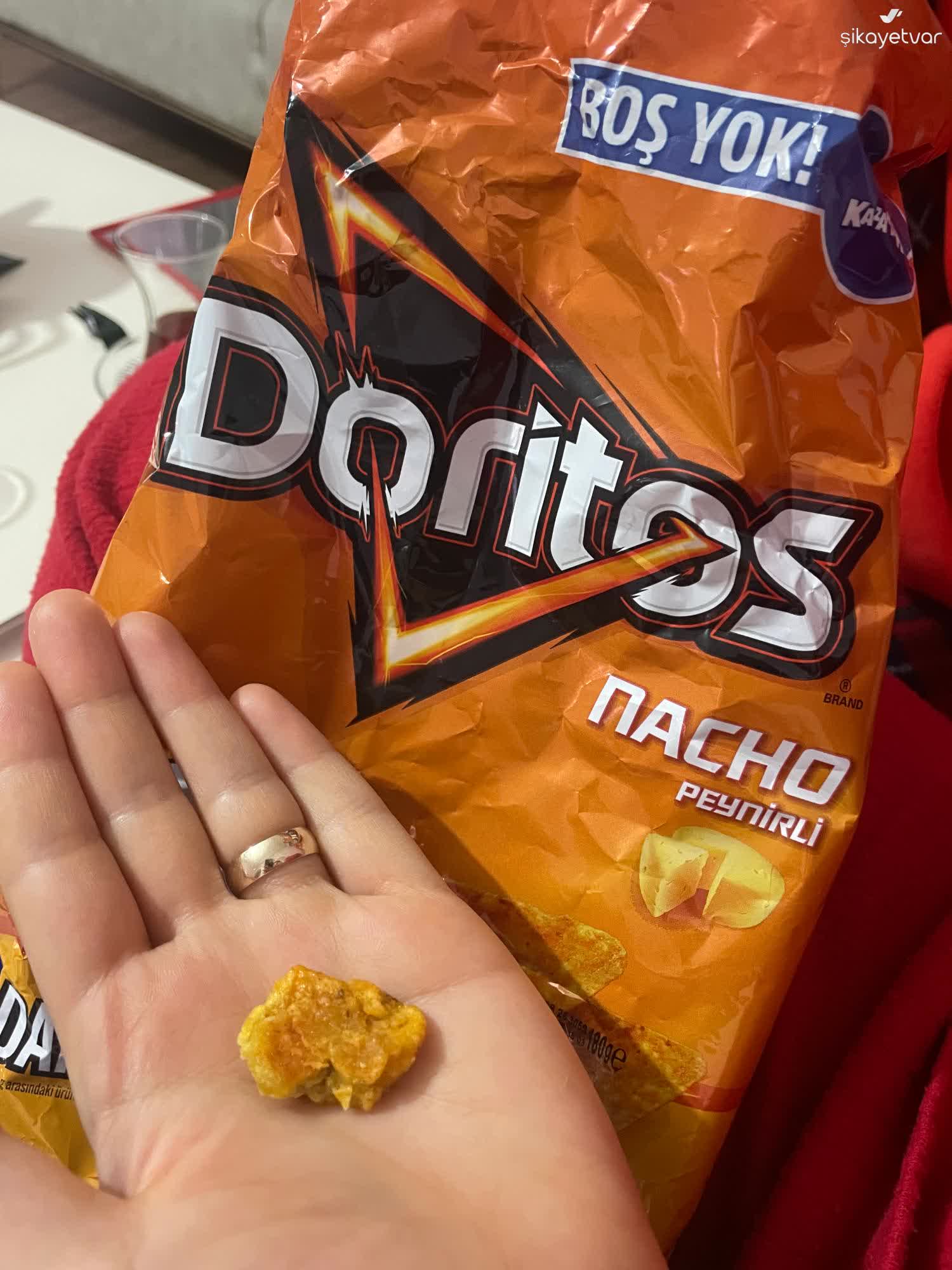 Doritos Cips Paketinden Çıkan Sert Parça Şoku - Şikayetvar