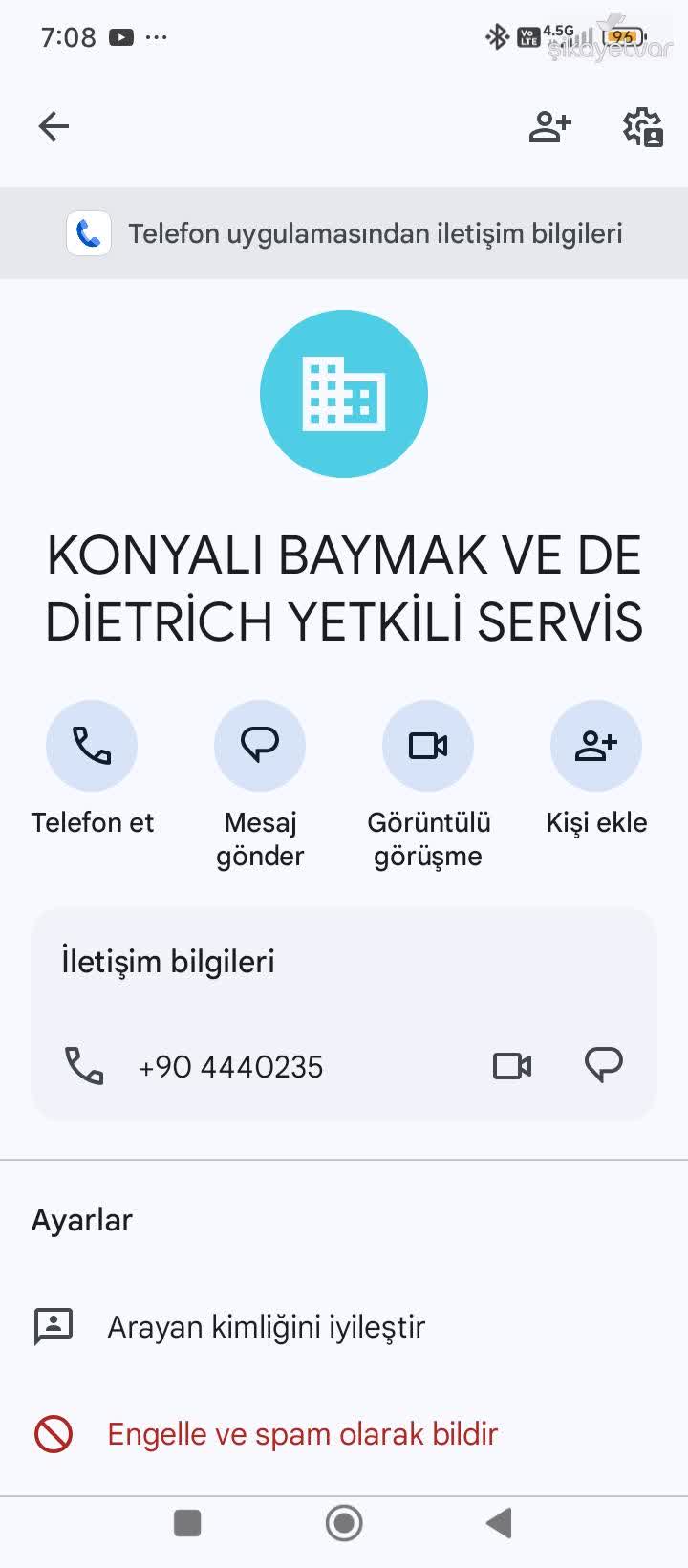 Baymak Kombi Servis Hizmeti Hayal Kırıklığı - Şikayetvar