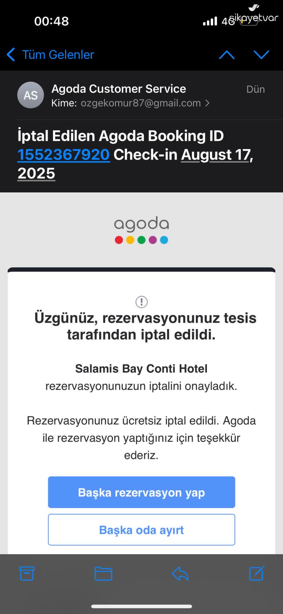 Agoda Agoda Reservation Canceled Without My Request - Xolvie