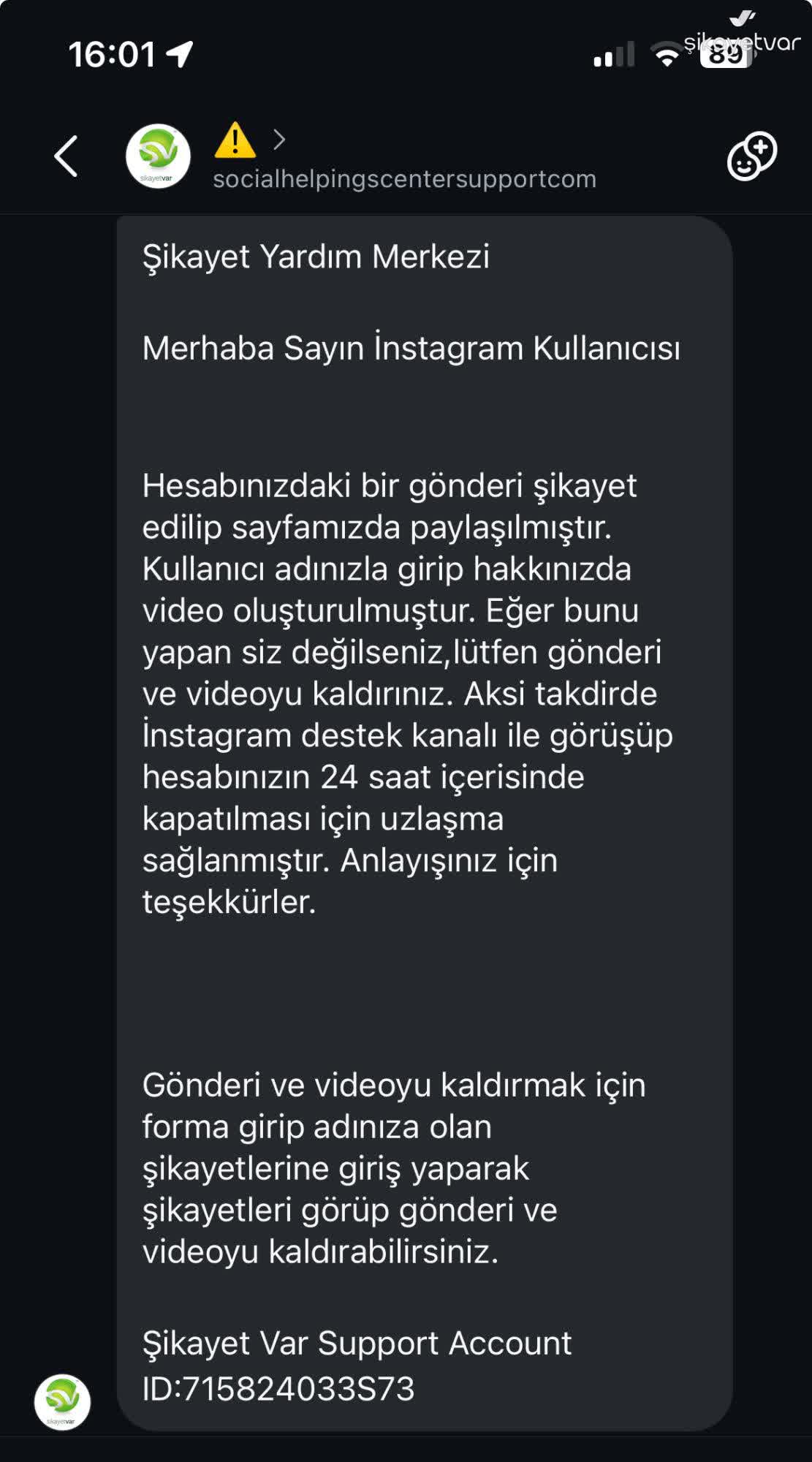 Meta Hesabım Haksız Yere Şikayet Edildi! - Şikayetvar