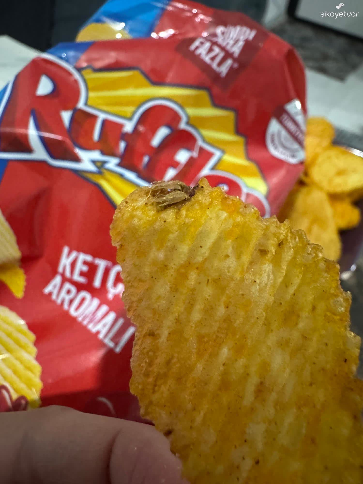 Ruffles Cips Paketinde Böcek Şoku - Şikayetvar