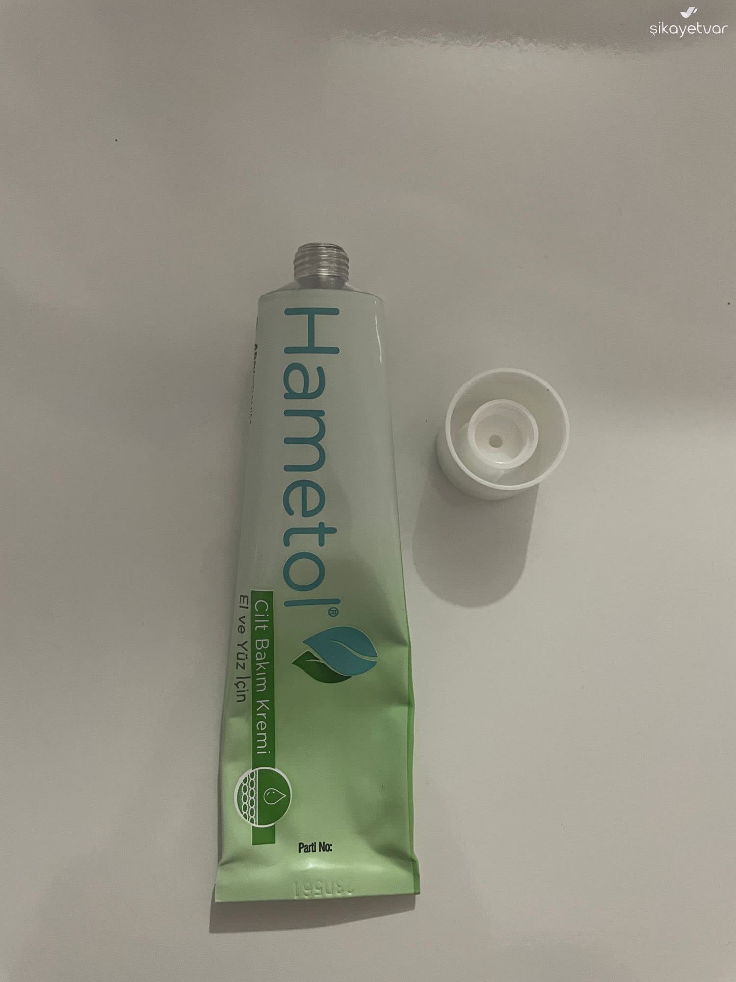 Hametol Krem Ambalajında Şaşırtıcı Hava Doldurulması - Şikayetvar