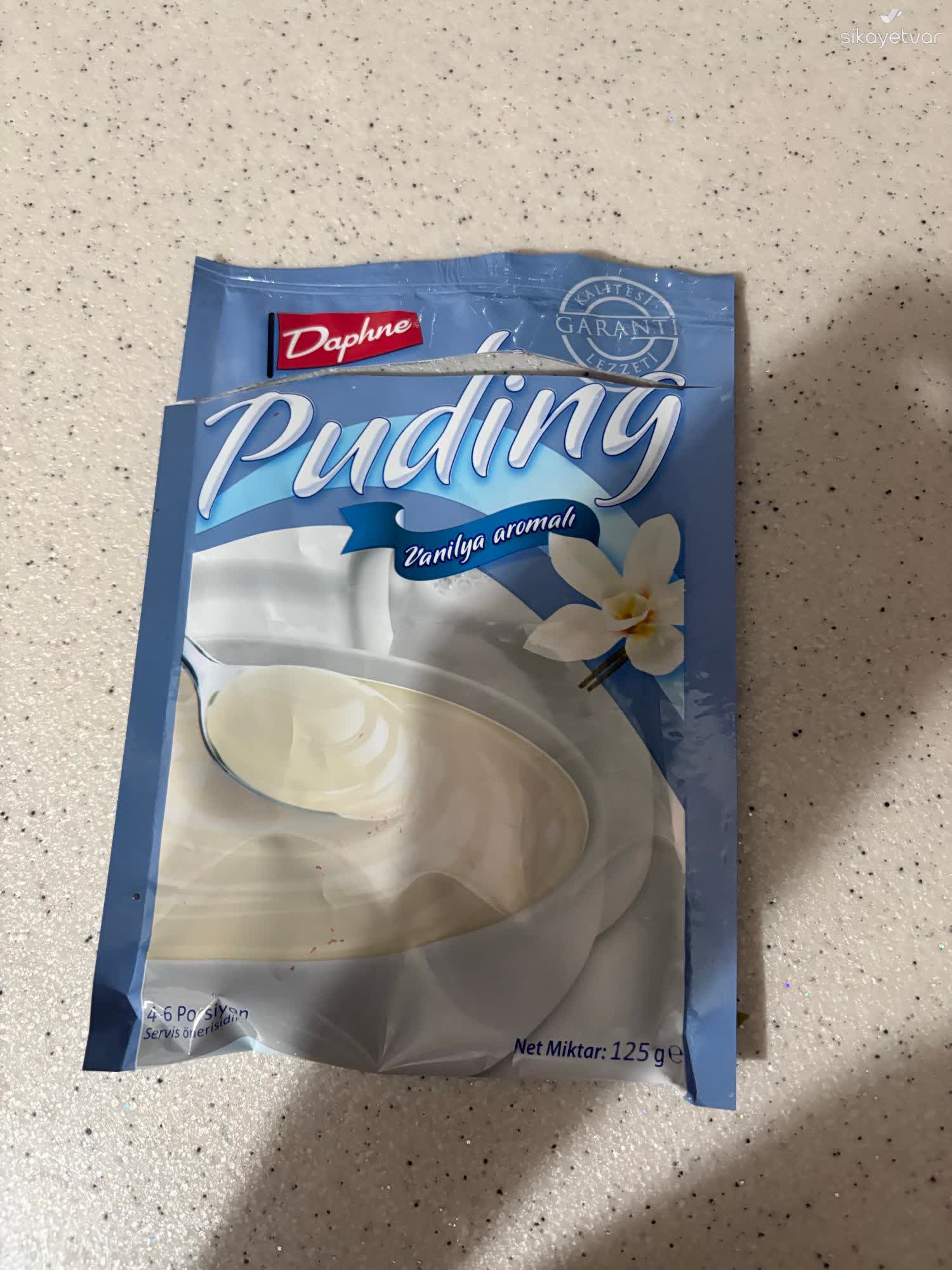 BİM Daphne Vanilya Aromalı Puding Kıvam Sorunu - Şikayetvar