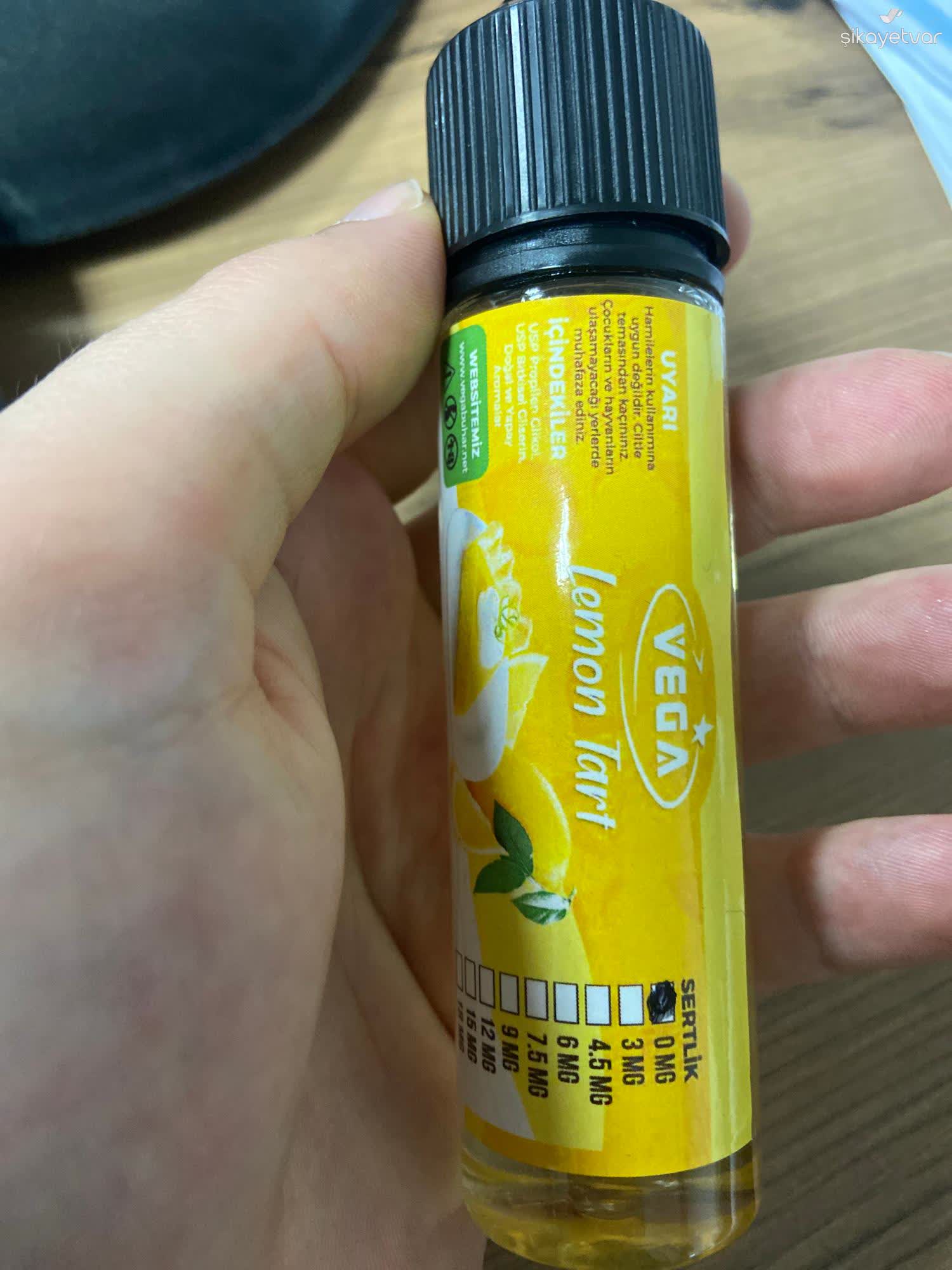 Vegabuhar.net Aroma Tadını Alamadığım Lemon Tart Likiti - Şikayetvar