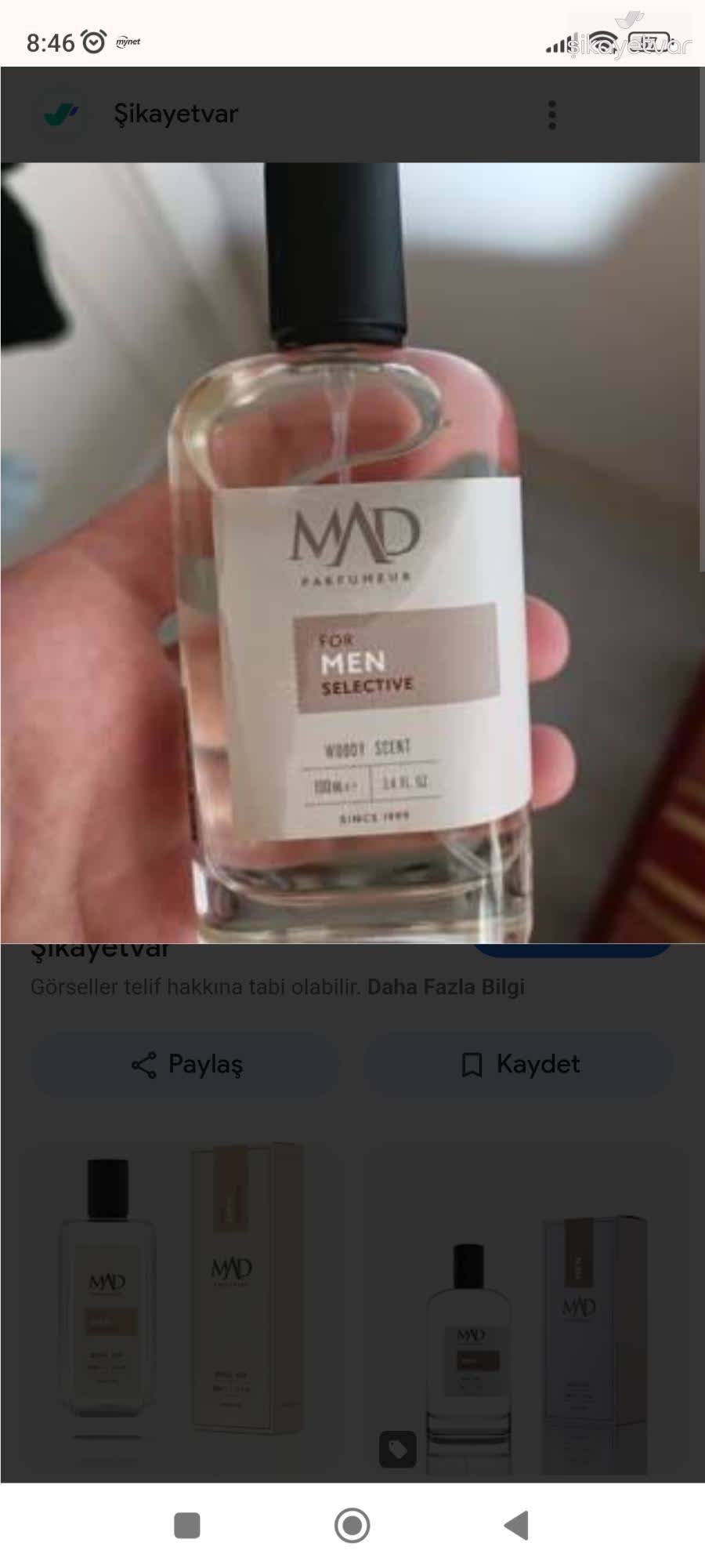 Mad Parfüm Ürünlerinin Kalıcılığı Hayal Kırıklığı Yaratıyor - Şikayetvar