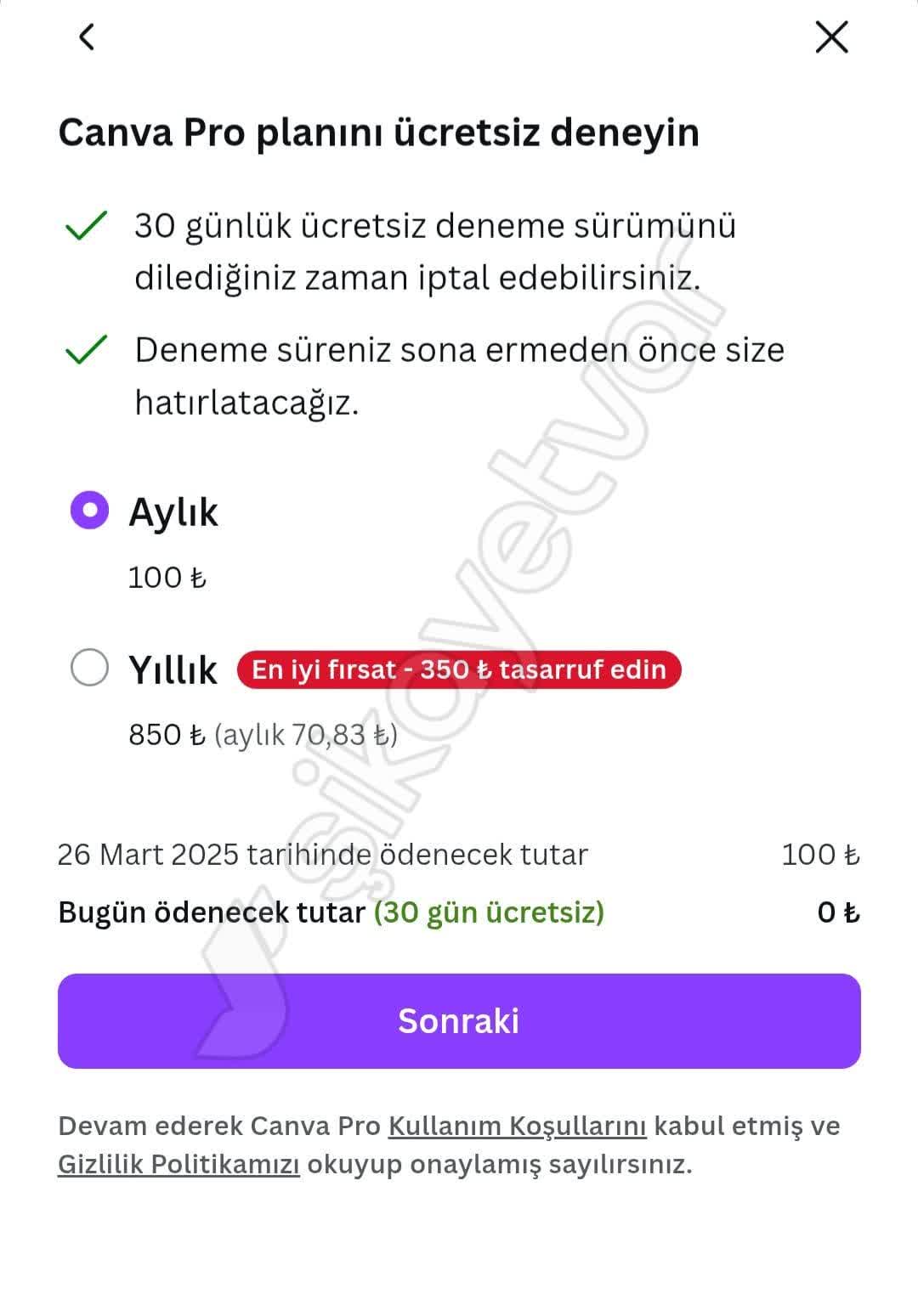 Canva Charged Me 25₺ for a Free Trial – How Do I Stop Future Payments ...