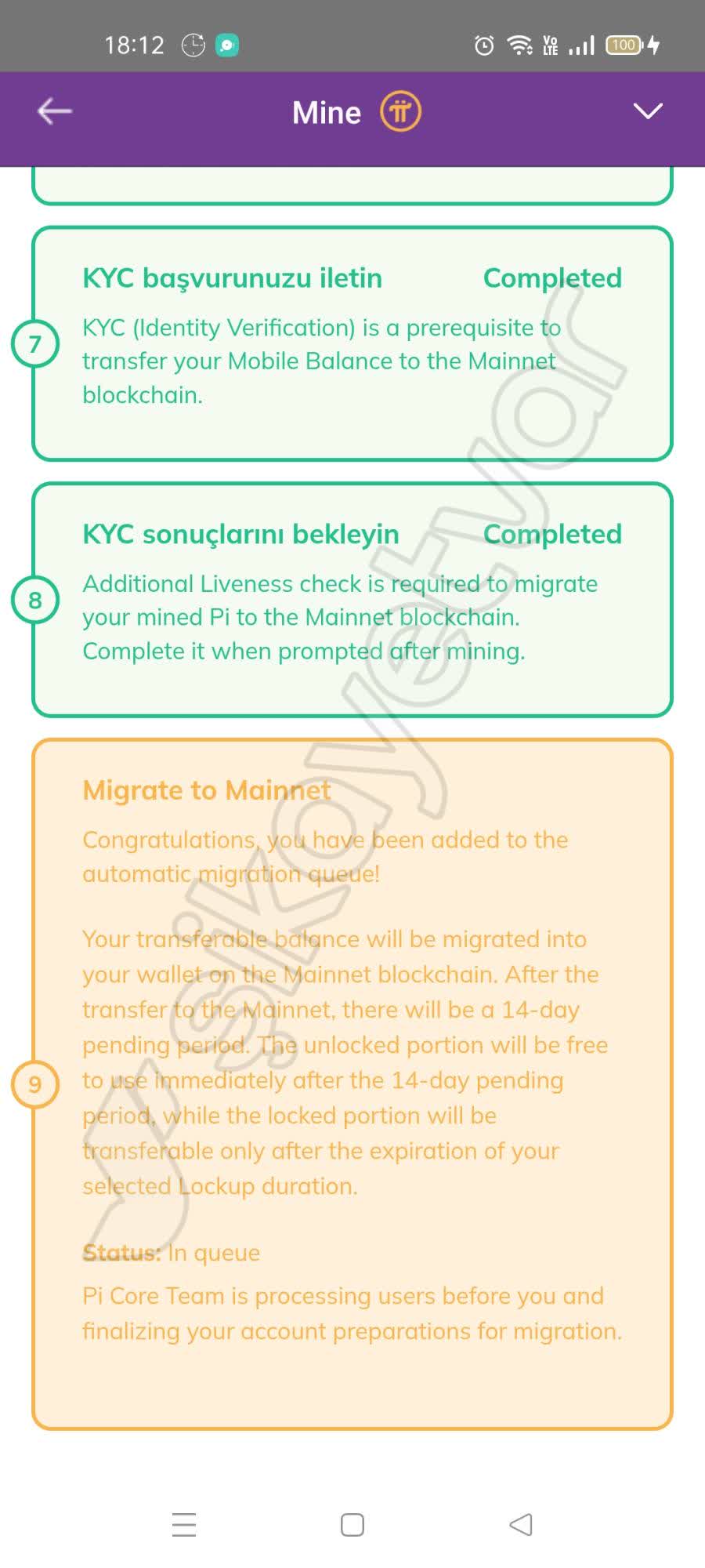 Pi Network KYC Stuck at Step 9 - Xolvie