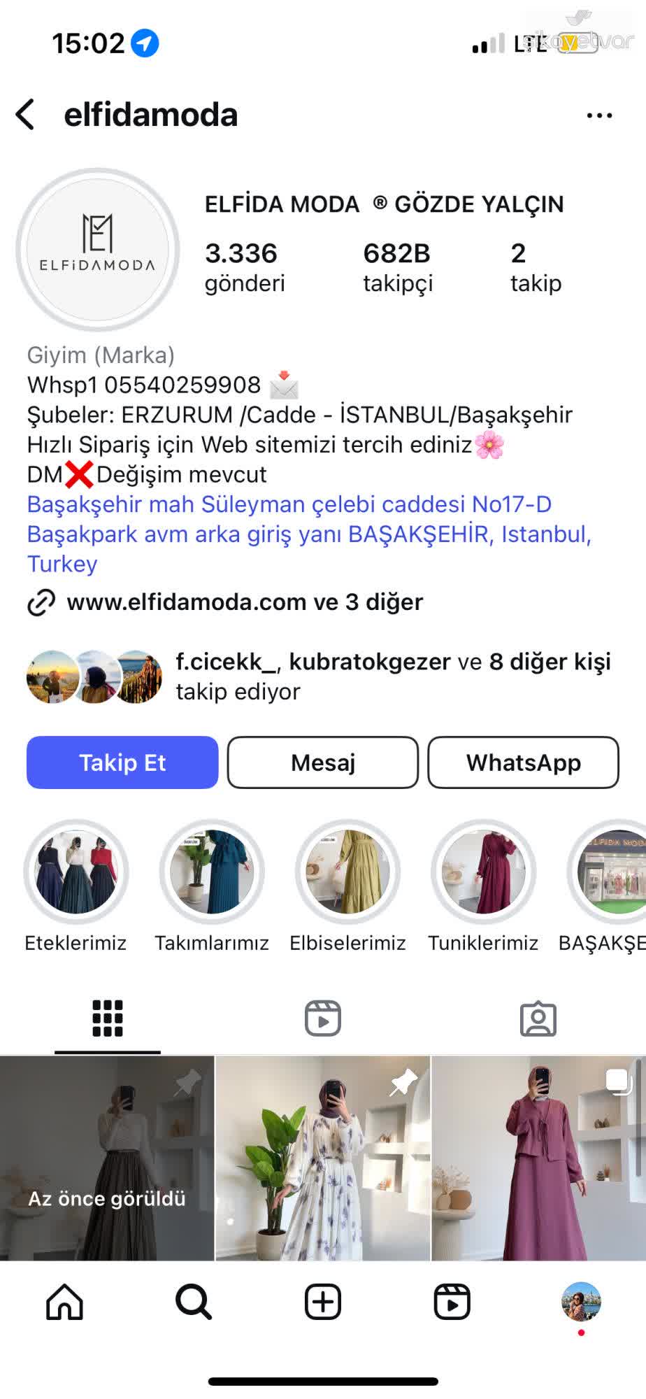 Elfida Moda Yanıltıcı Değişim Süresi Ve Yetersiz Müşteri Hizmetleri - Şikayetvar