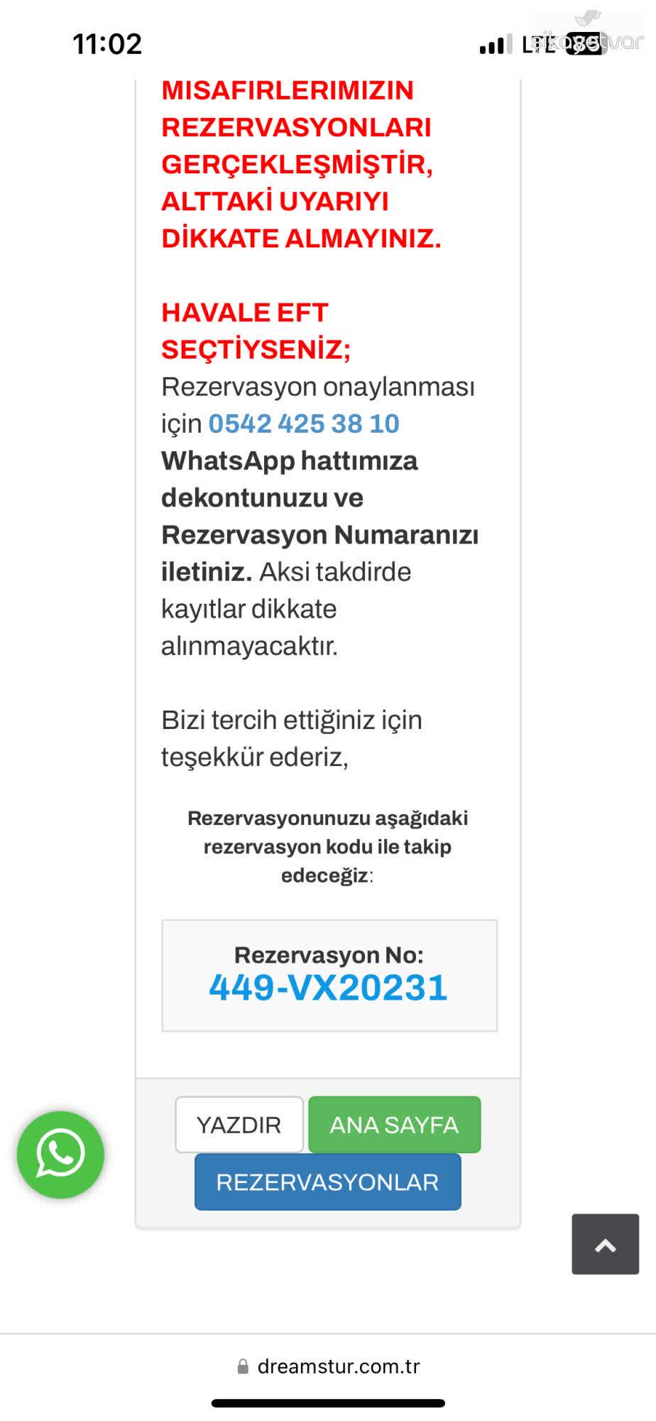 Dreams Tur'dan Hayal Kırıklığı: Rezervasyon İptali Ve Müşteri ...