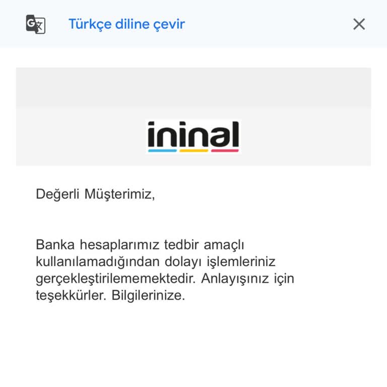 İninal Kart İninal Kartta Para Kullanım Sorunu - Şikayetvar