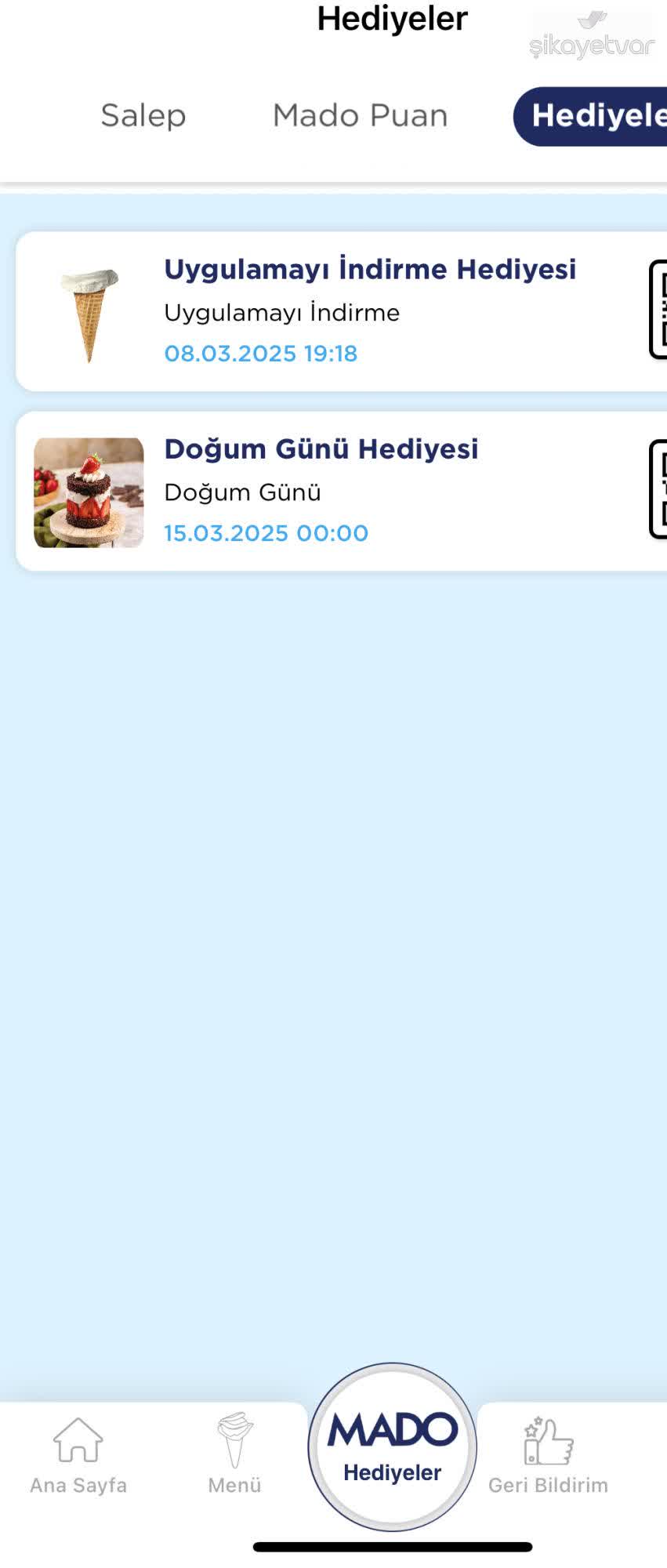 Mado Uygulamasıyla Yaşanan Hayal Kırıklığı - Şikayetvar