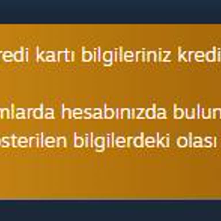 İninal Kart İninal Kartla Steam'de Ödeme Sorunu - Şikayetvar