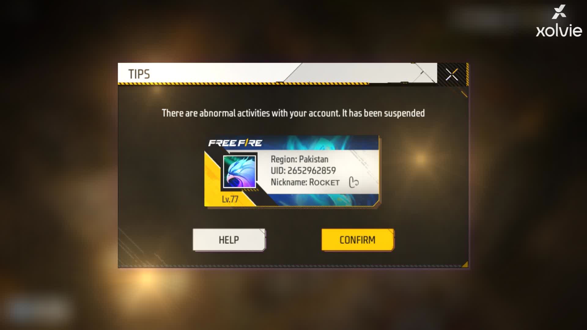 Garena Free Fire Garena! Unban My Free Fire Account Please! - Xolvie