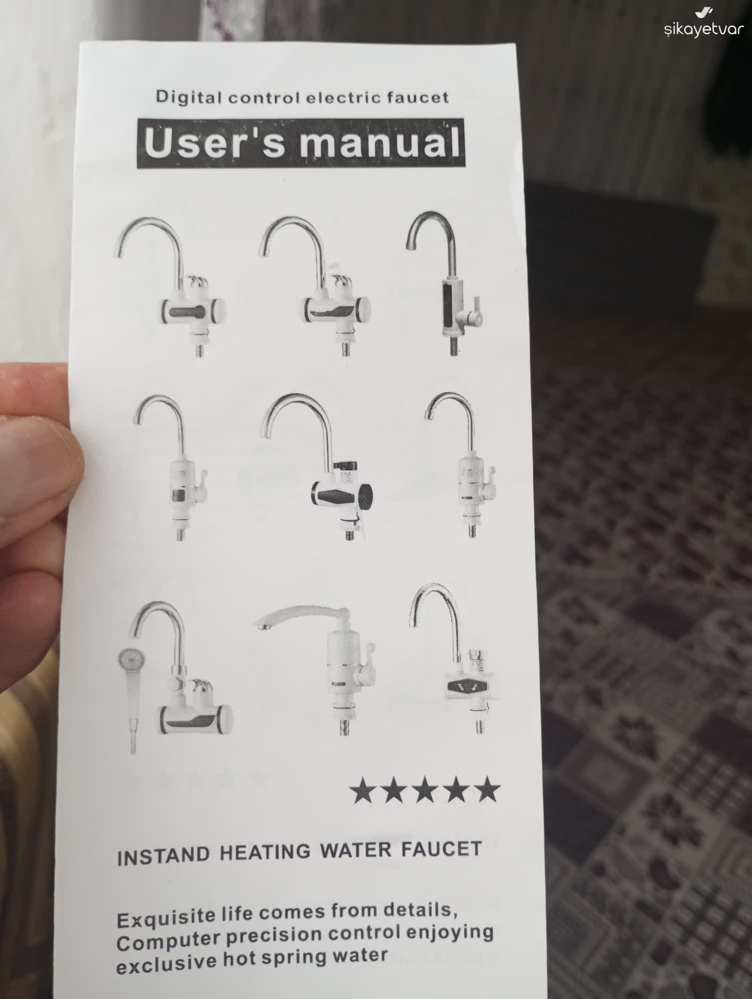 Amazon Warnings Ani Su Isıtıcı Musluk Şikayetim - Şikayetvar