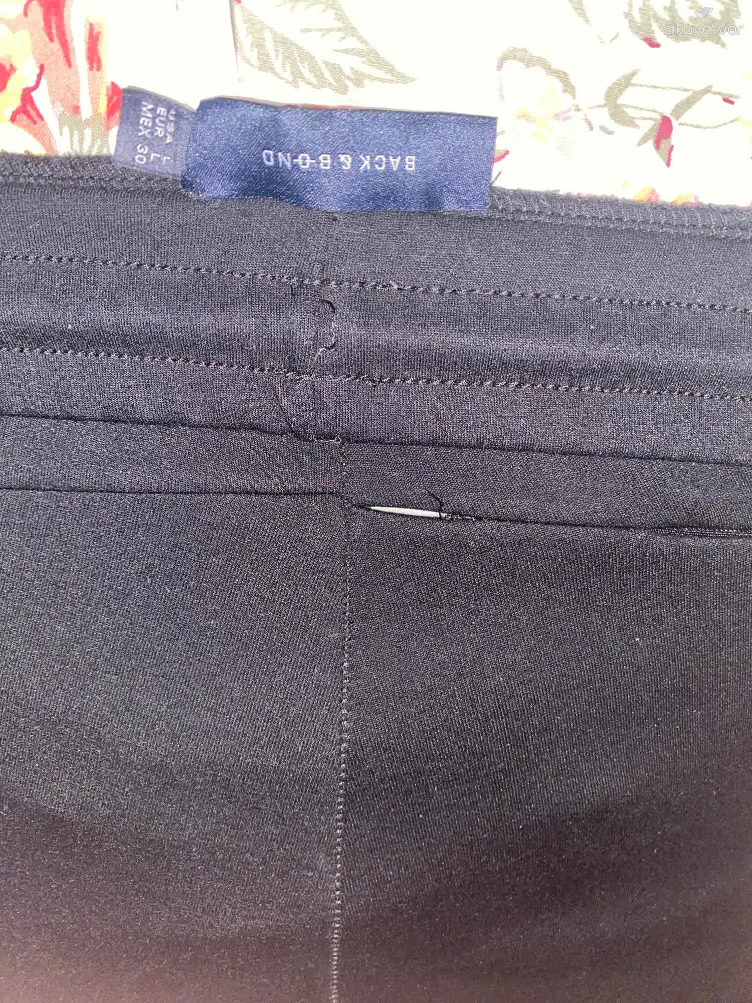 Back & Bond Back-Bond Kıyafetimin Beklenmedik Şekilde Sökülmesi ...