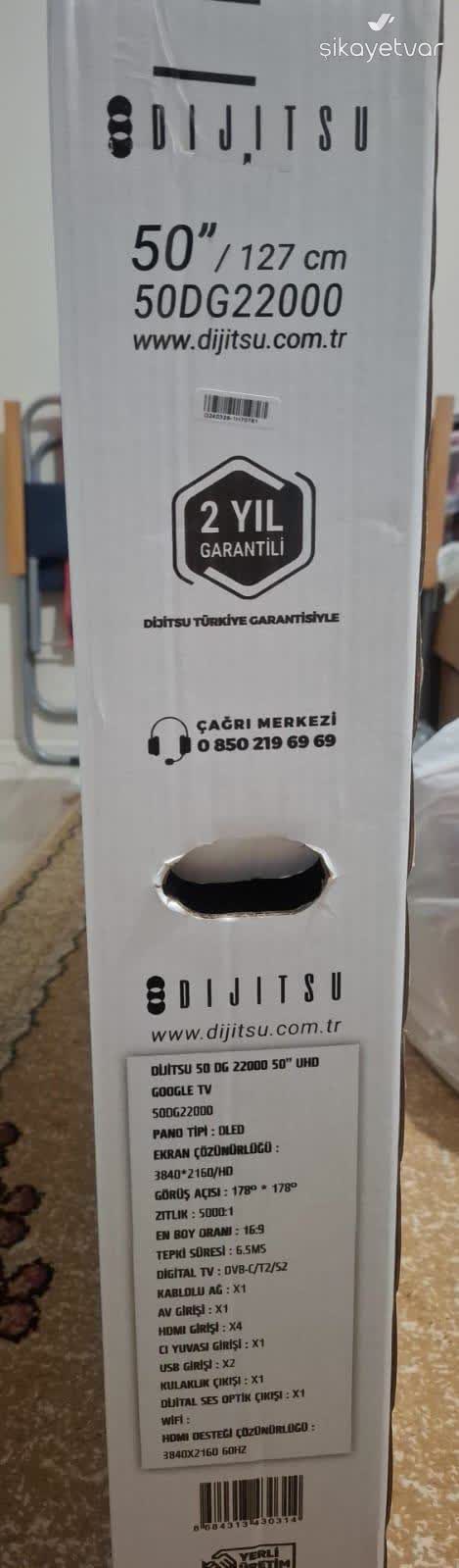 Dijitsu TV'nin Çekim Gücü Sorunu Ve Servis İlgisizliği - Şikayetvar