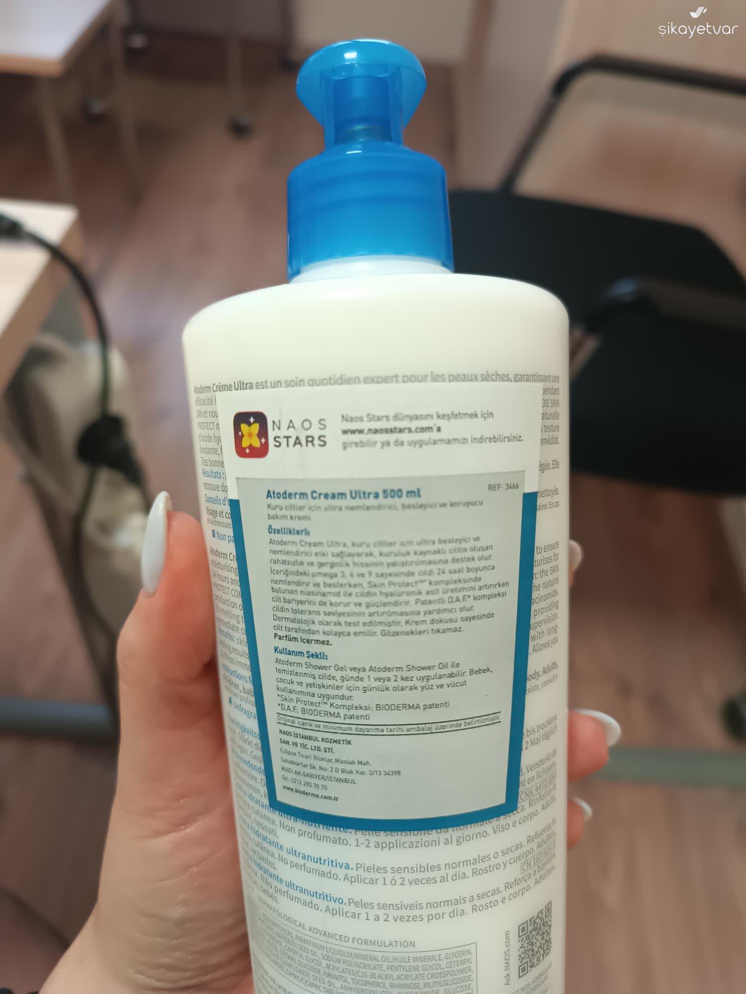 Naos Stars Bioderma Atoderm Ürününün Orijinalliği Hakkında Şüpheler ...