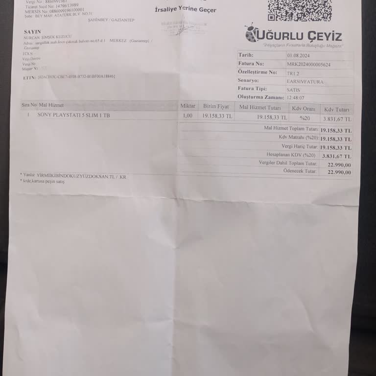 Uğurlu Çeyiz Yurt Dışı Cihaz Mağduriyeti Ve İade Talebi - Şikayetvar