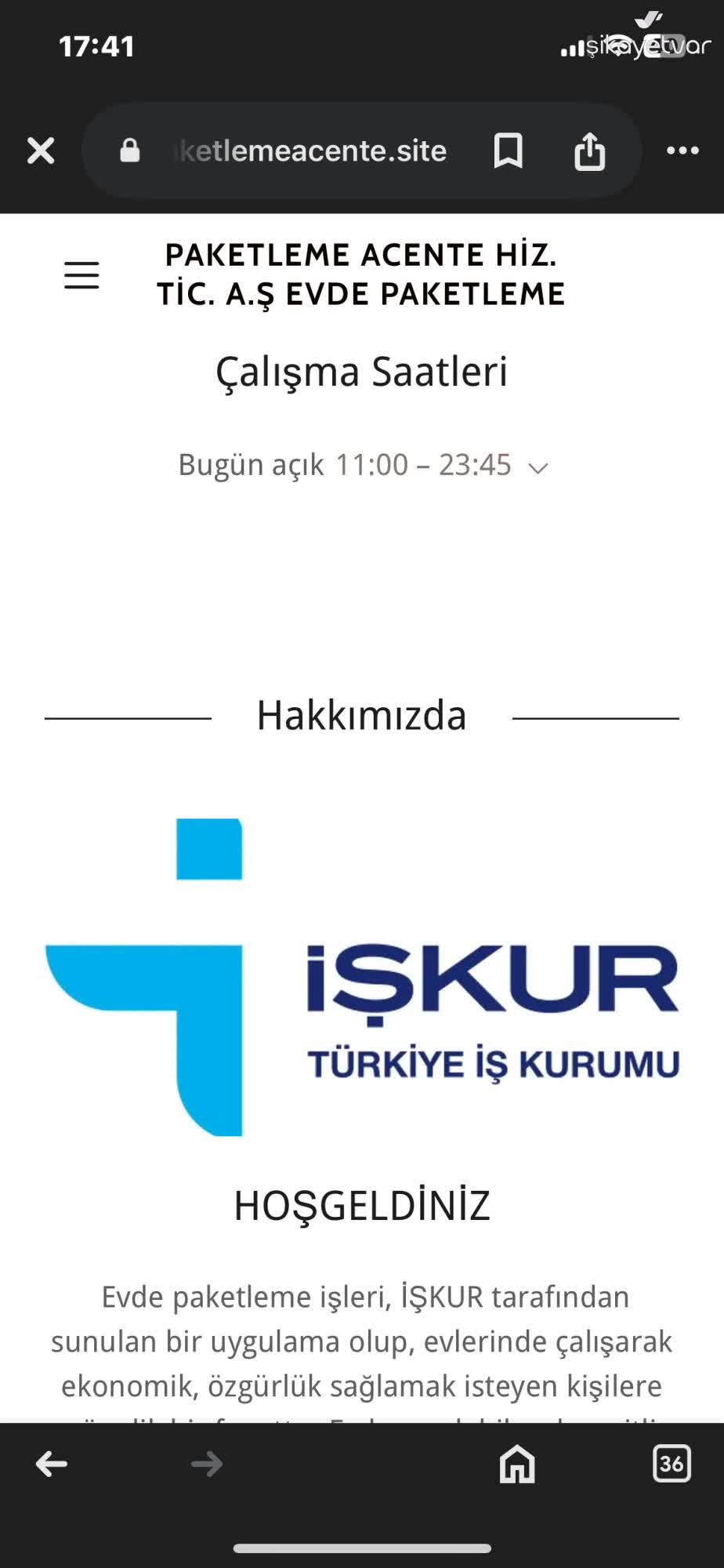 Evde Paketleme İşi Dolandırıcılığı Paketleme Acente Şikayeti - Şikayetvar