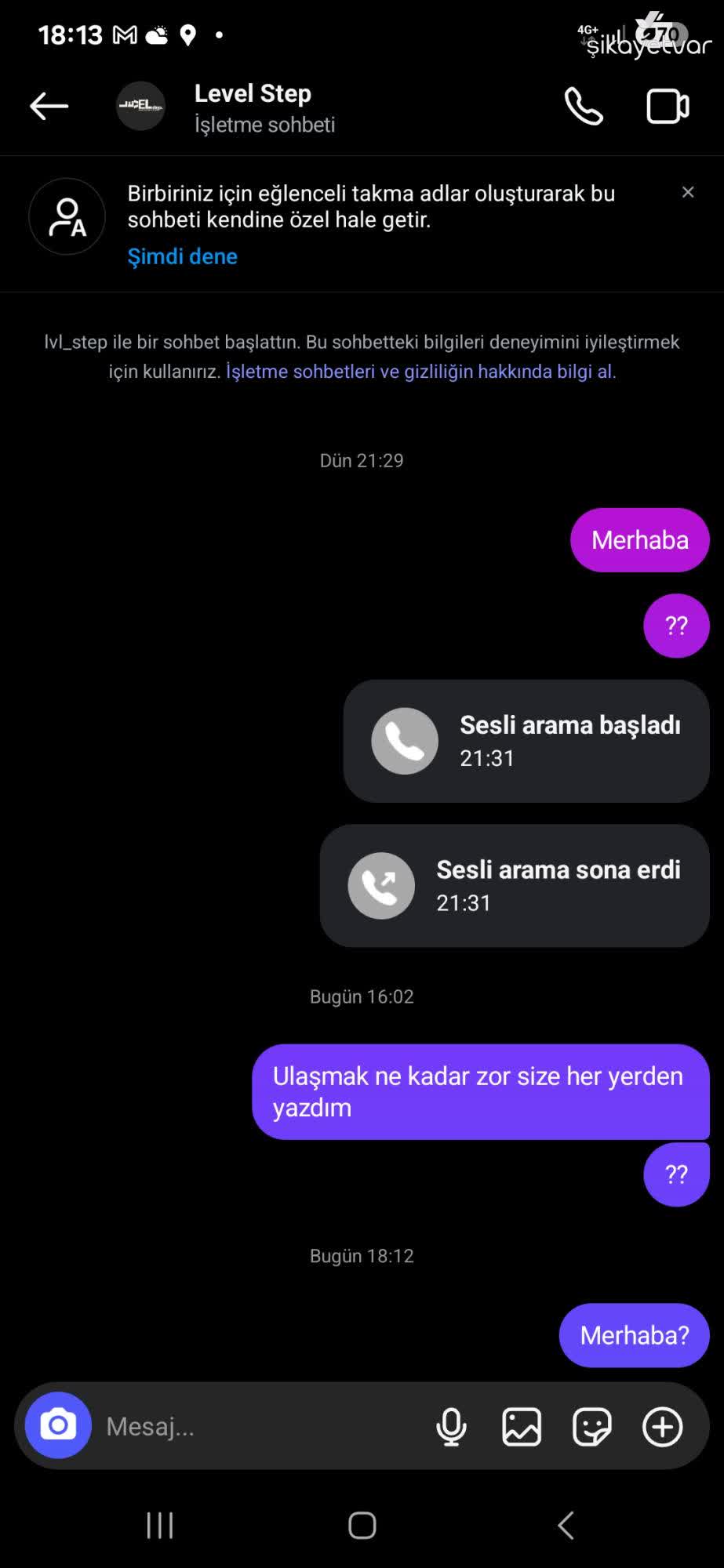 Level Step Yanıltıcı Reklamlarla Gelen Hayal Kırıklığı - Şikayetvar