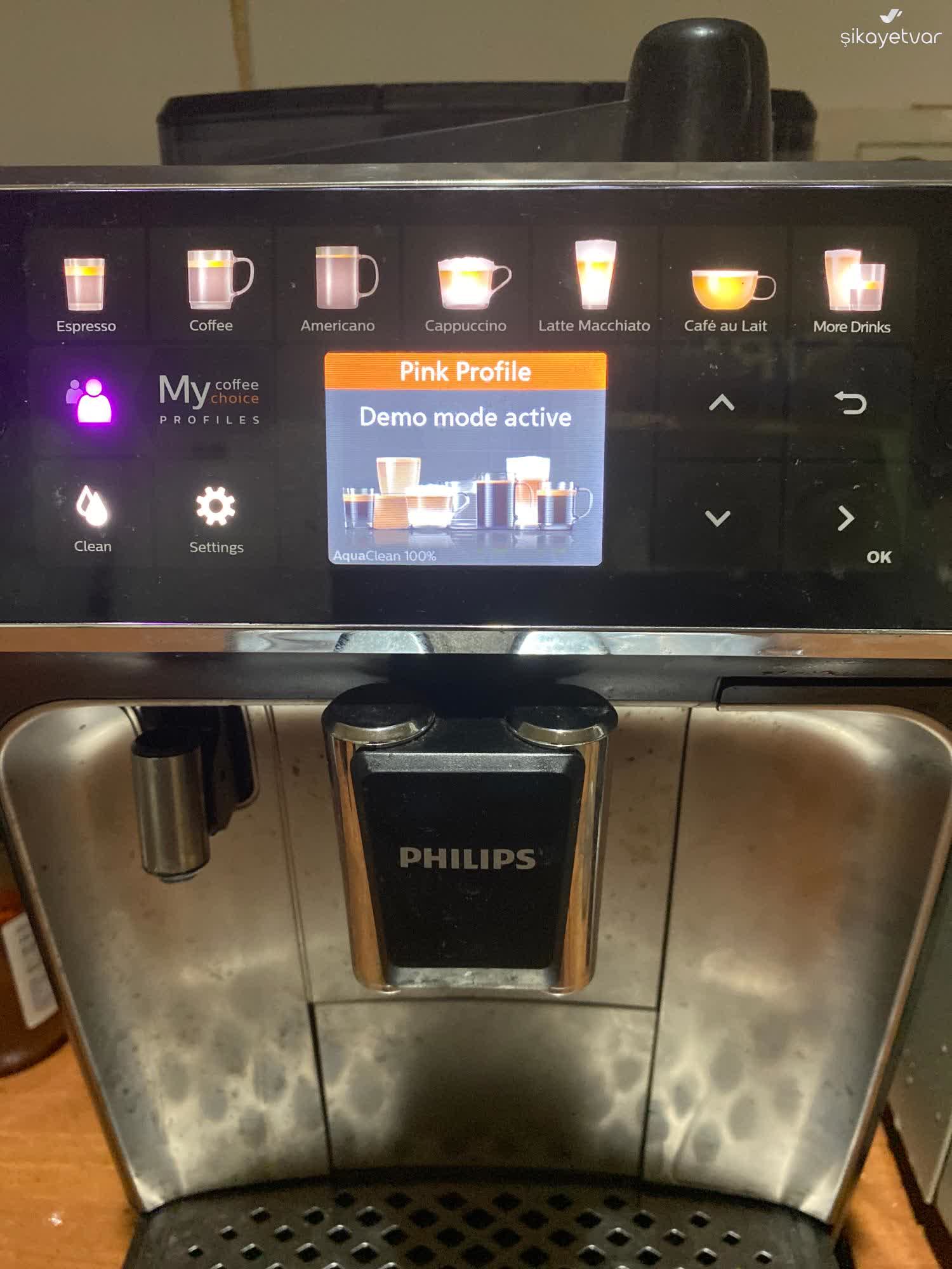 PHILIPS Ev Aletleri Philips Kahve Makinesi Demo Modunda Takılı Kaldı ...