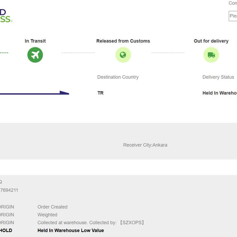 We World Express - Şikayetvar