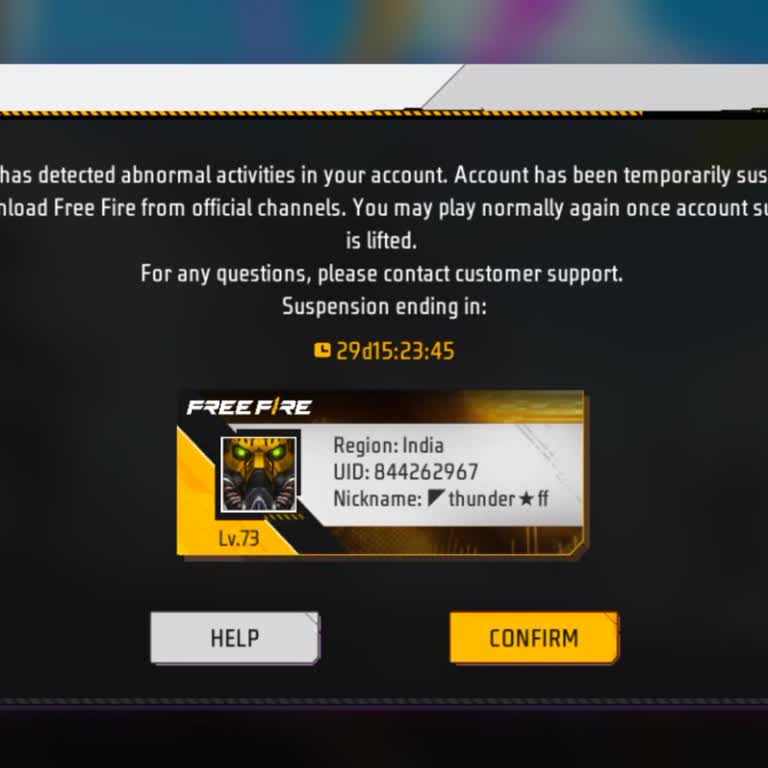 Free Fire Max Banned My Account for No Reason After I Logged In Months ...