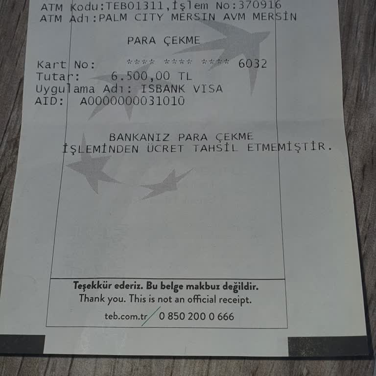 İş Bankası TEB ATM'de Alıkonulan Para Ve Uzayan Süreç - Şikayetvar