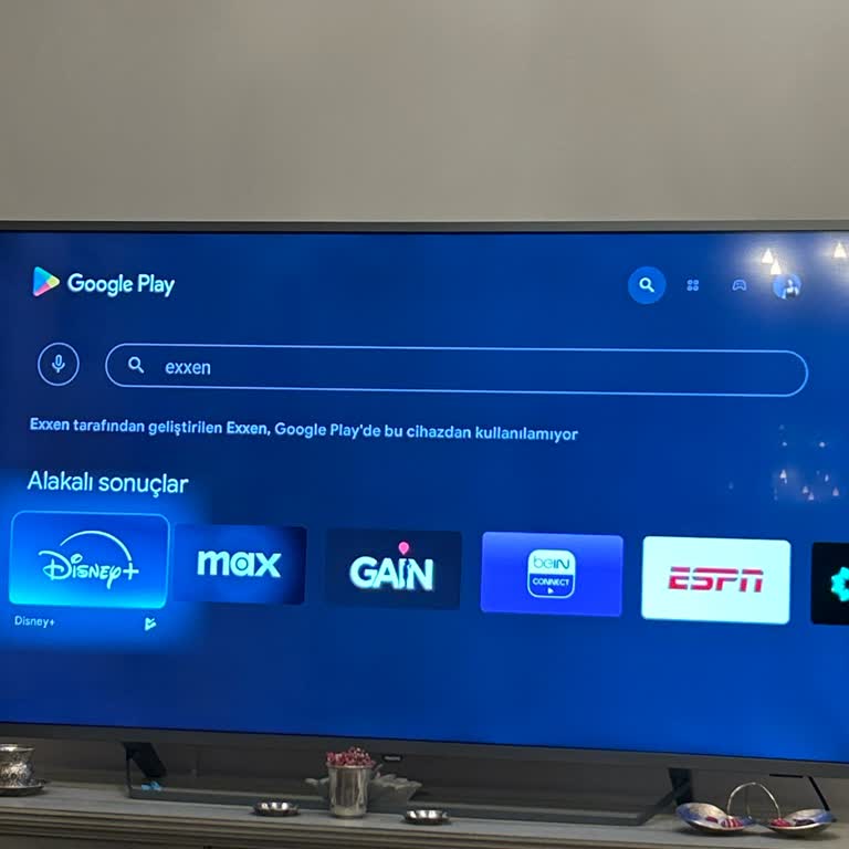 Google Play Philips Android TV'de Exxen Uygulaması Sorunu - Şikayetvar