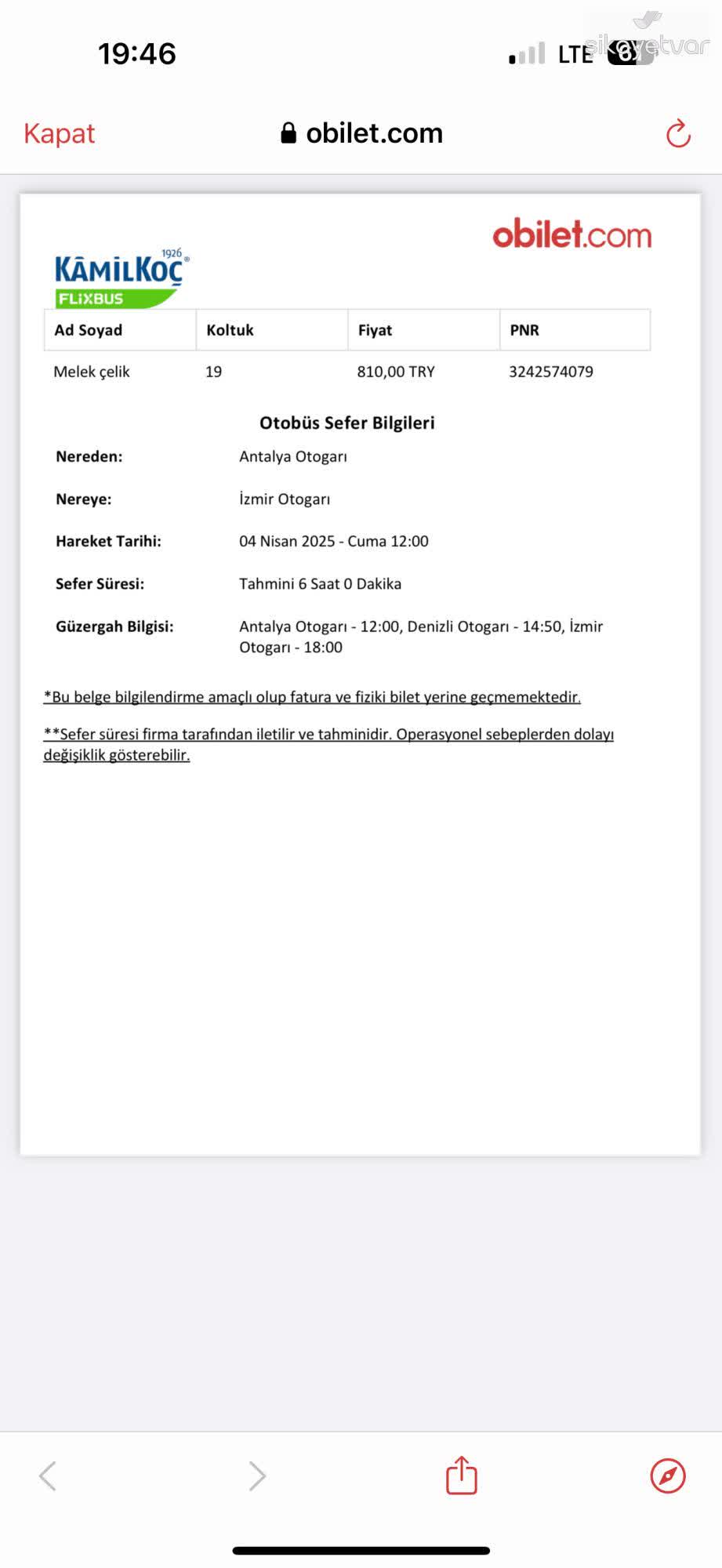 Kamil Koç Yolcularını Mağdur Ediyor - Şikayetvar