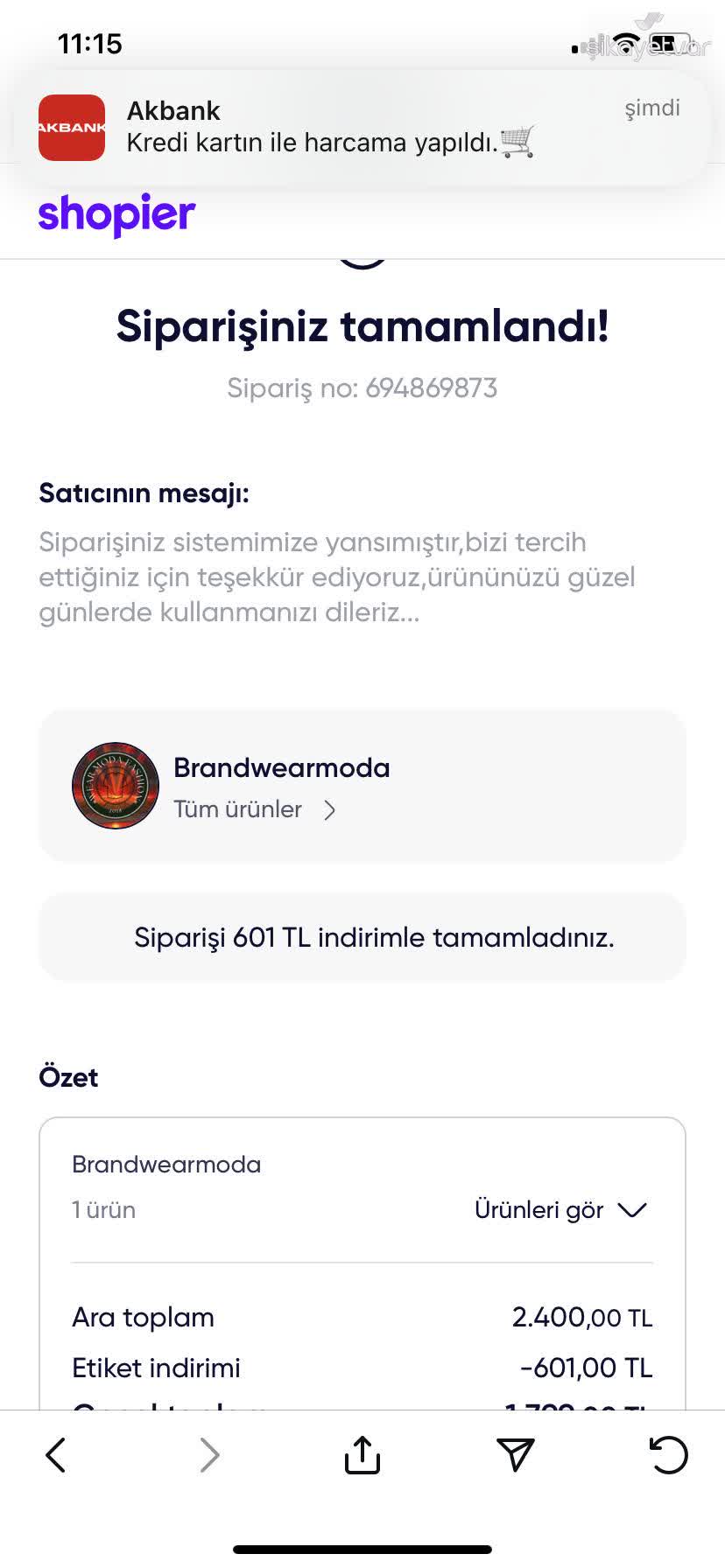 Shopier'de 10 Gündür Kargoya Verilmeyen Ürün Sorunu - Şikayetvar